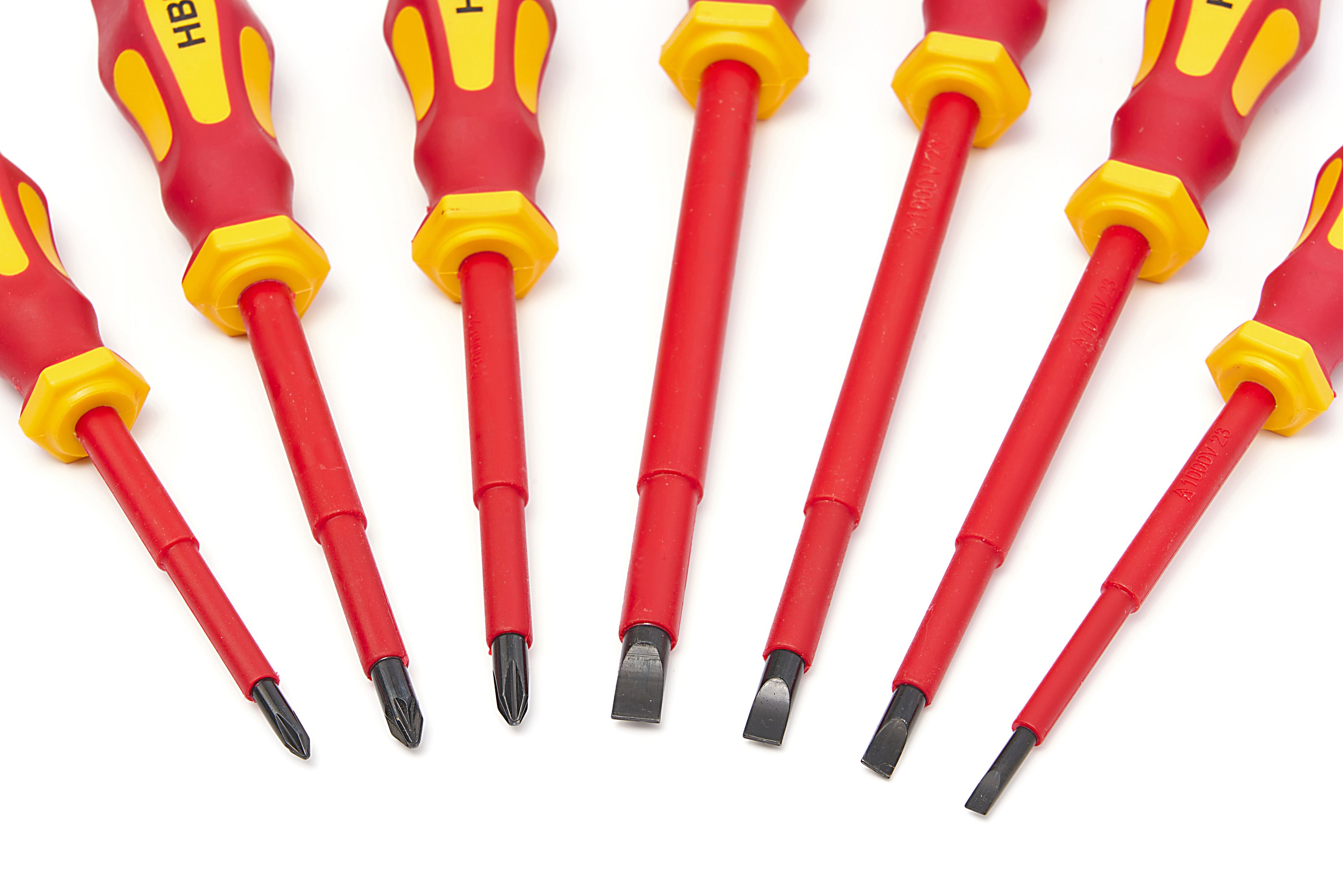 HBM 7-teiliges VDE-Schraubenzieher-Set | HBM Machines