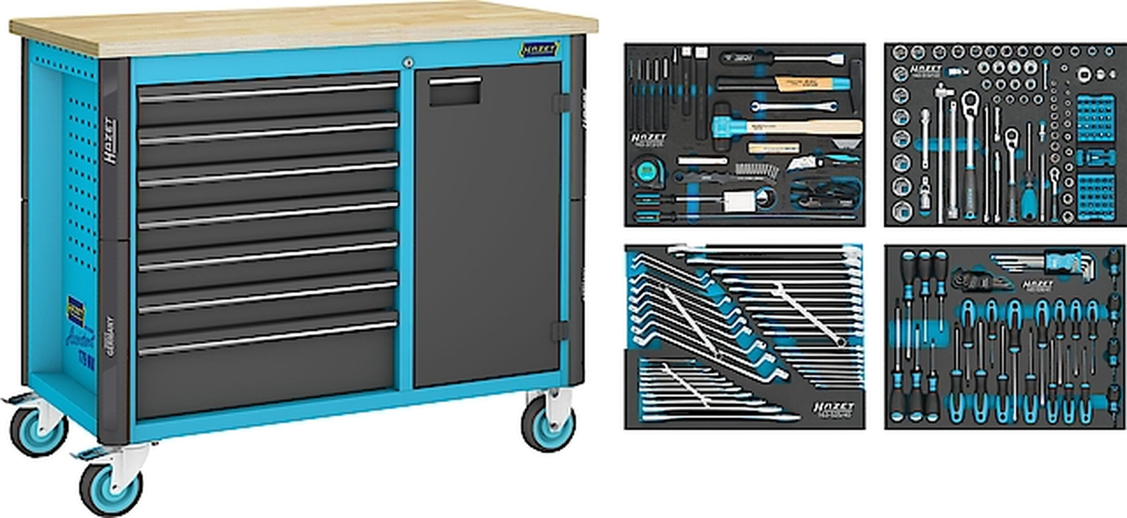 Hazet gevulde gereedschapswagen 115 cm, 23... | HBM Machines