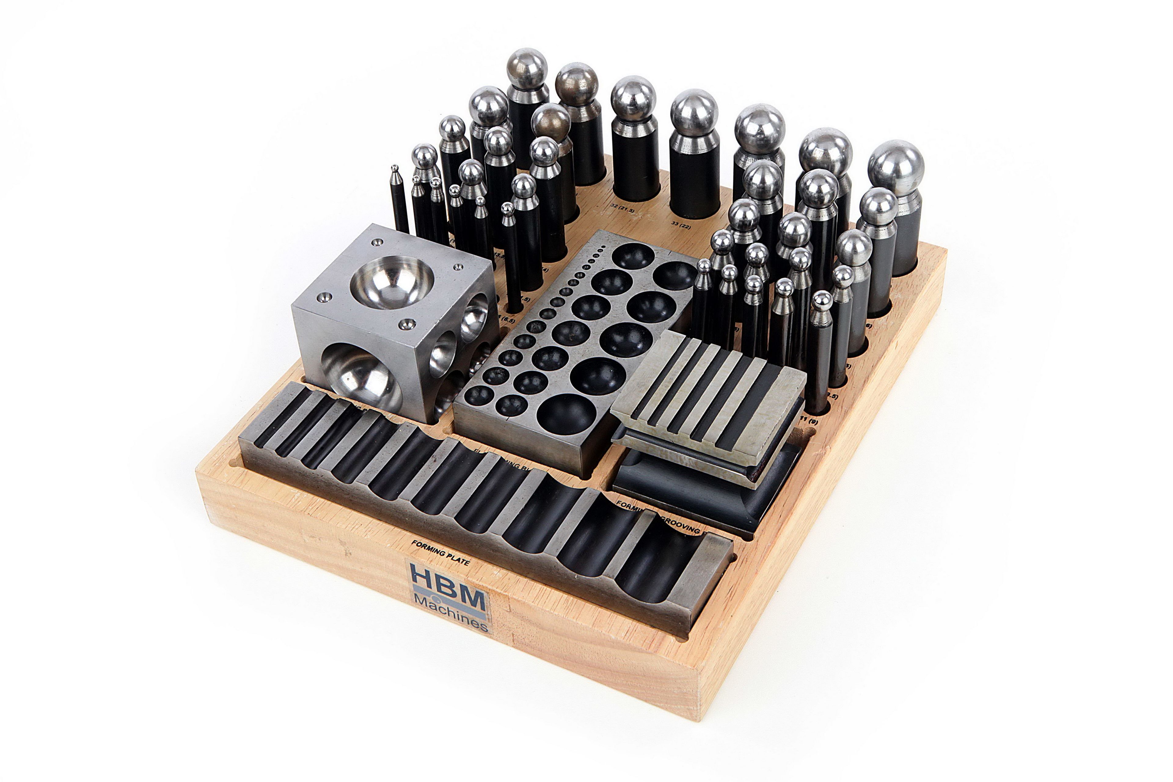 Jeu de poinçons ronds HBM avec ancrage mod... | HBM Machines