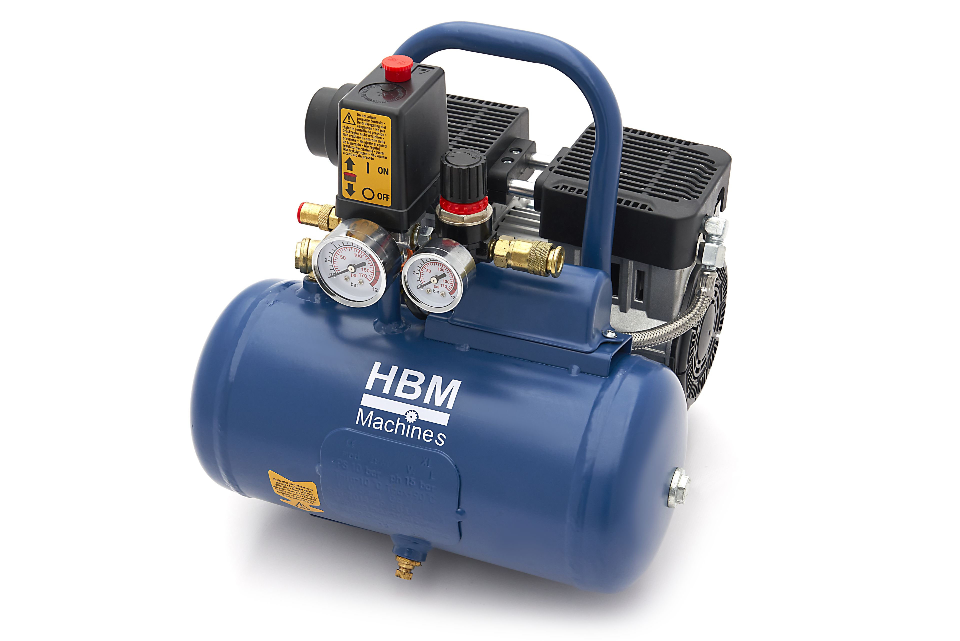 Compresor profesional de bajo ruido HBM 6 ... | HBM Machines