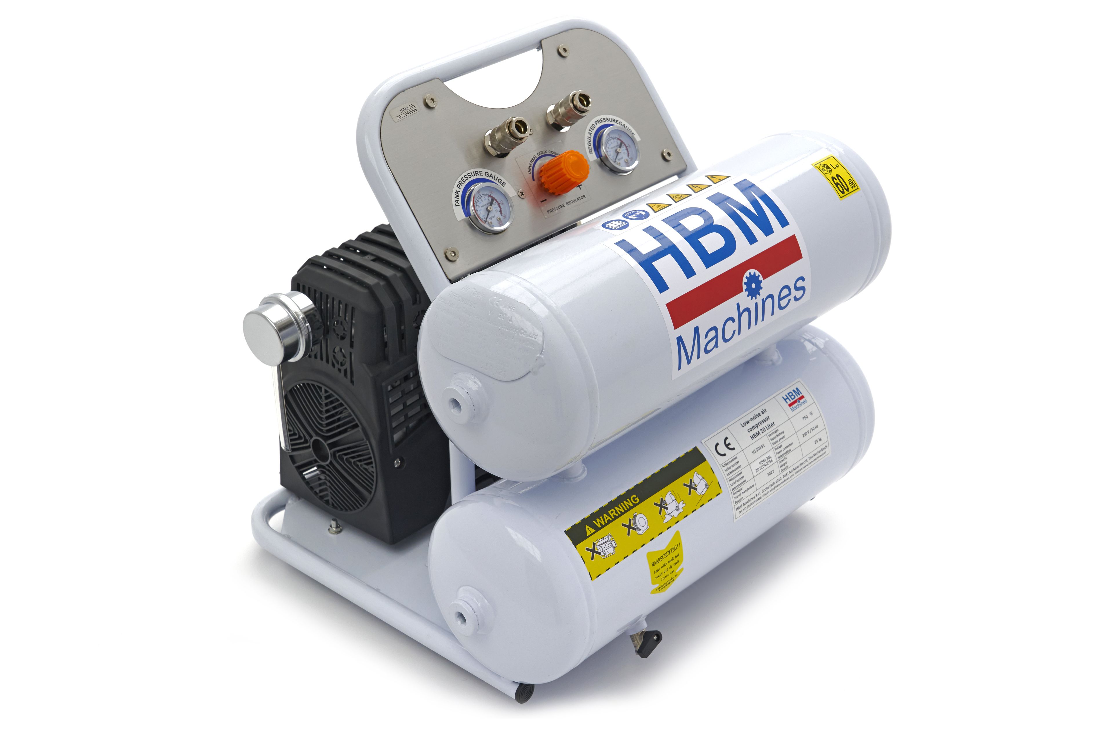 HBM 20 Liter Professionele Low Noise Compr... | HBM Machines