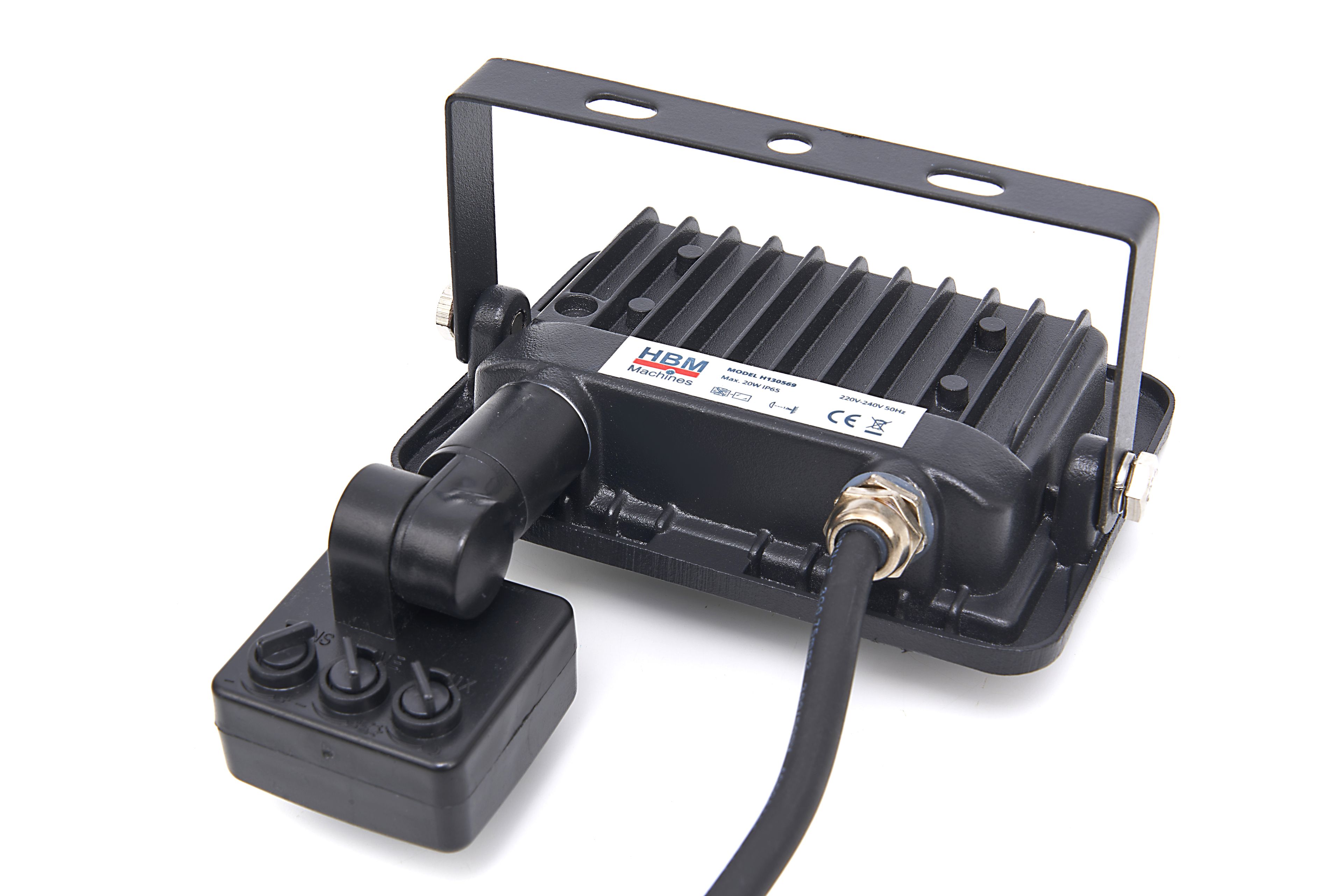 HBM LED-Gebäudeleuchte mit Sensor, 6500K | HBM Machines