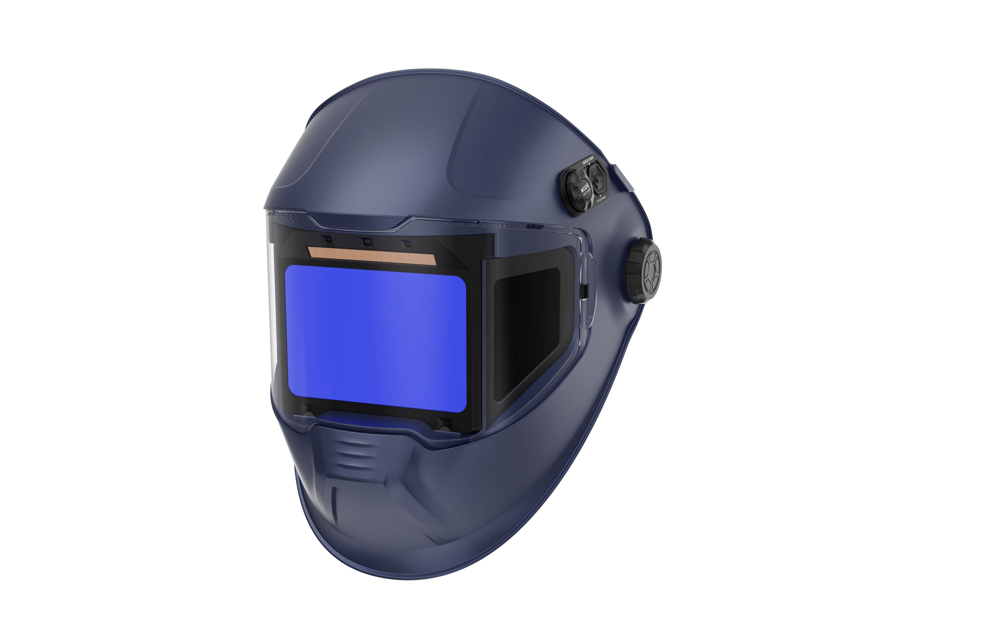 Casque de soudage HBM Advanced Spark bleu | HBM Machines