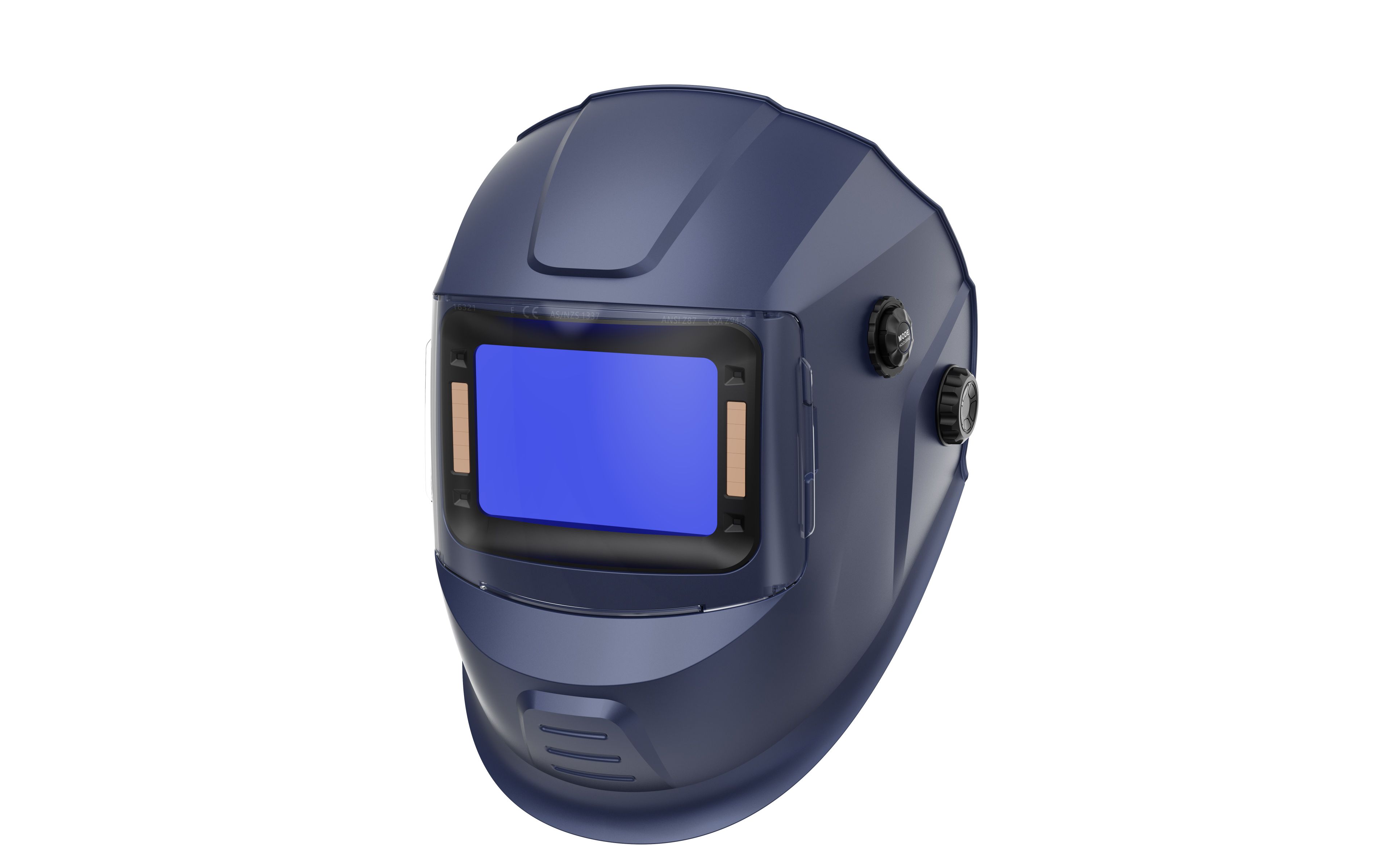 Casque de soudage HBM Advanced Spark bleu | HBM Machines