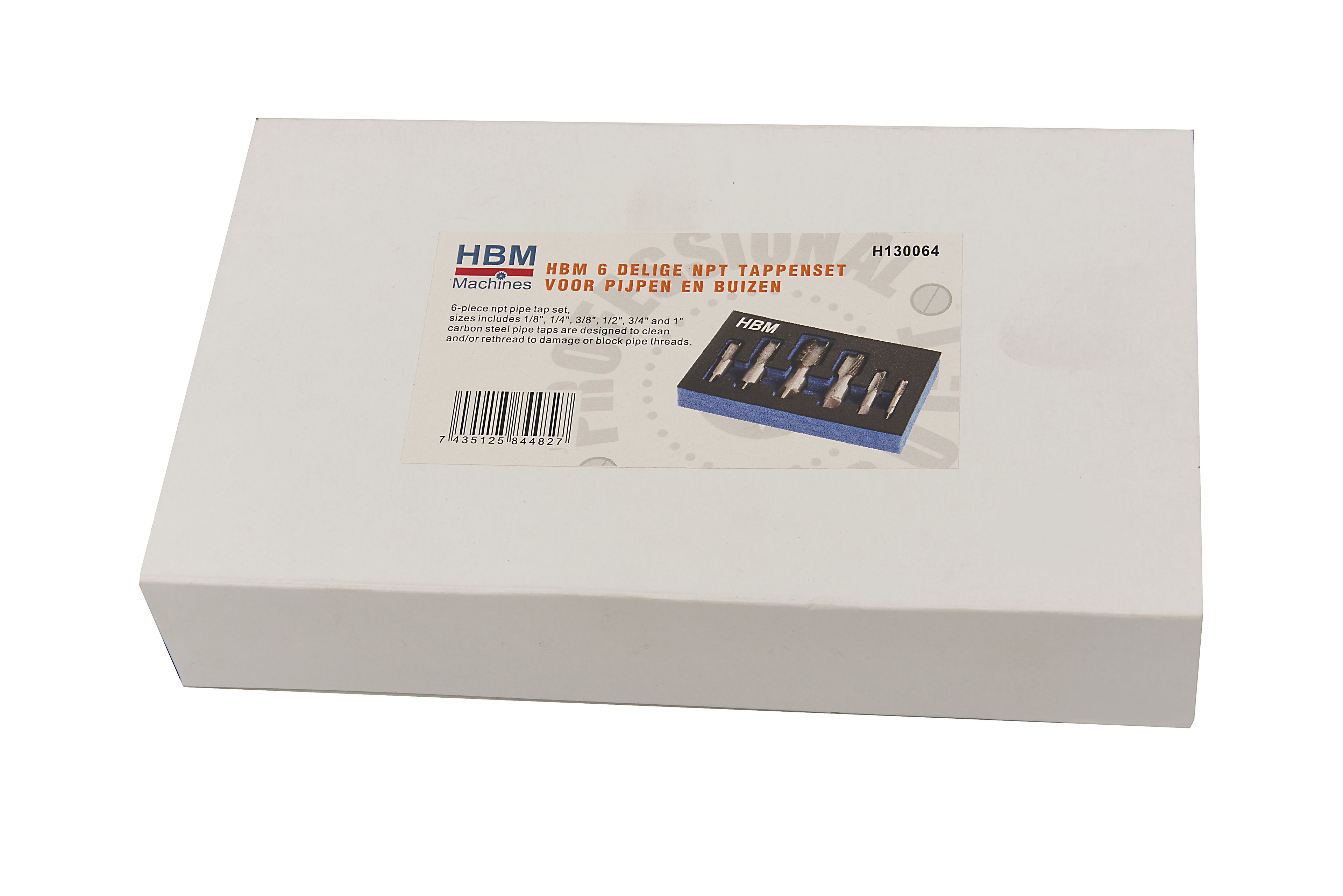 HBM Jeu de taraudage NPT pour tuyaux et tu... | HBM Machines