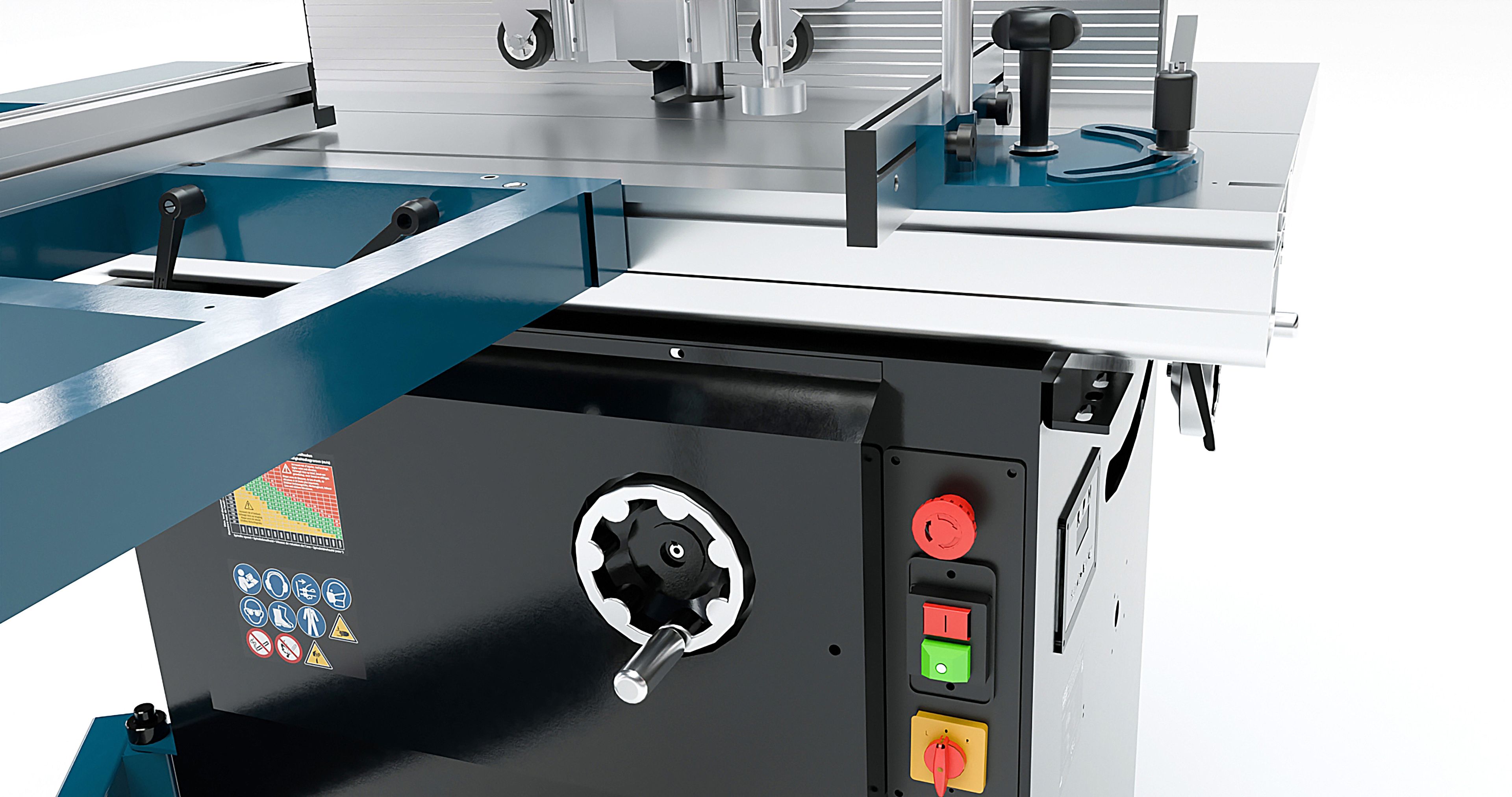 Fraiseuse à bois HBM avec table à rouleaux... | HBM Machines