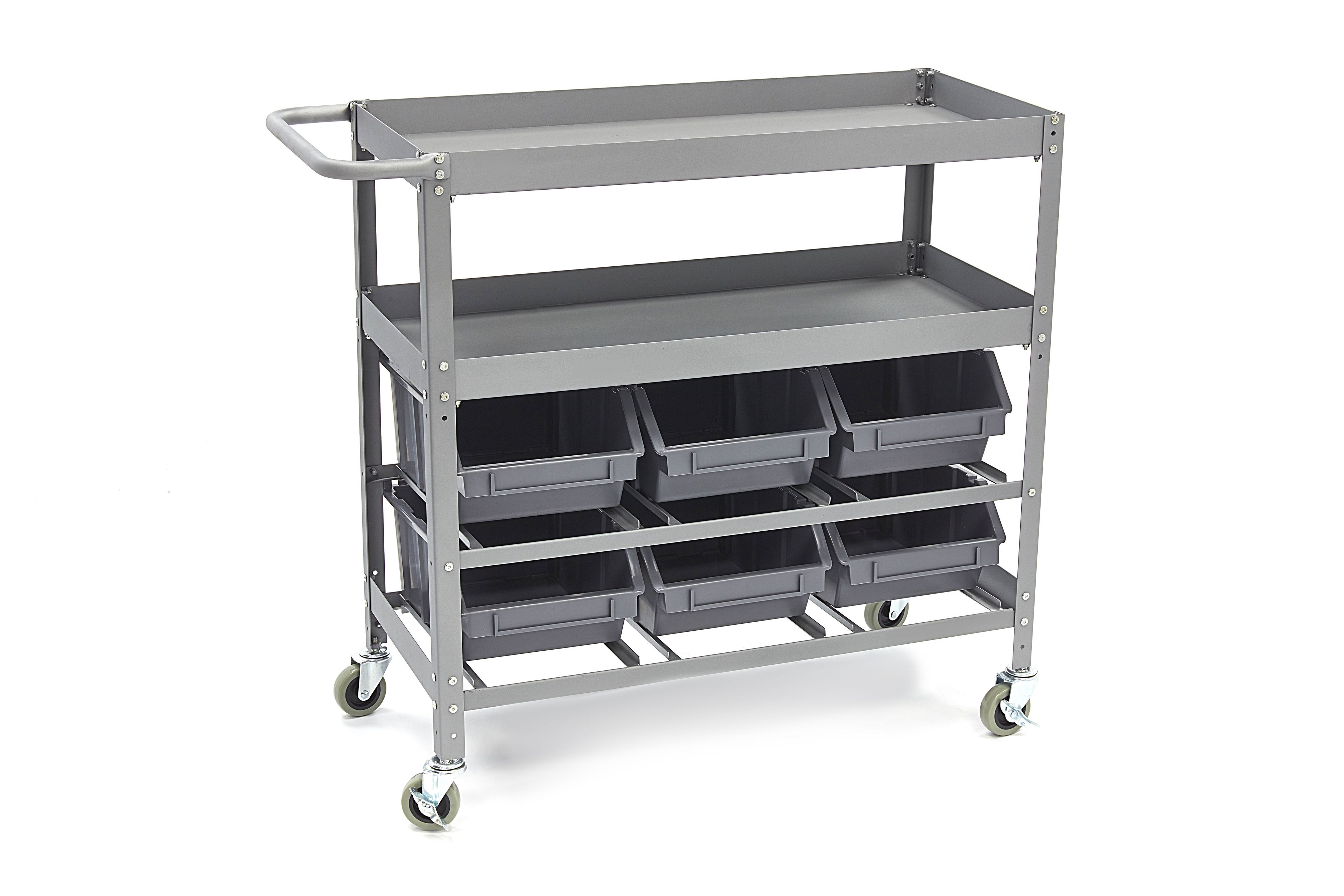 HBM Chariot à outils universel avec 6 bacs... | HBM Machines