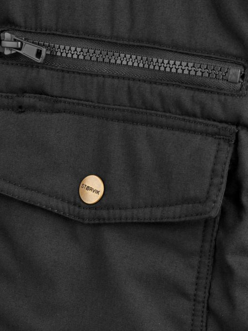 Storvik Taschen-Bodywarmer Schwarz | HBM Machines