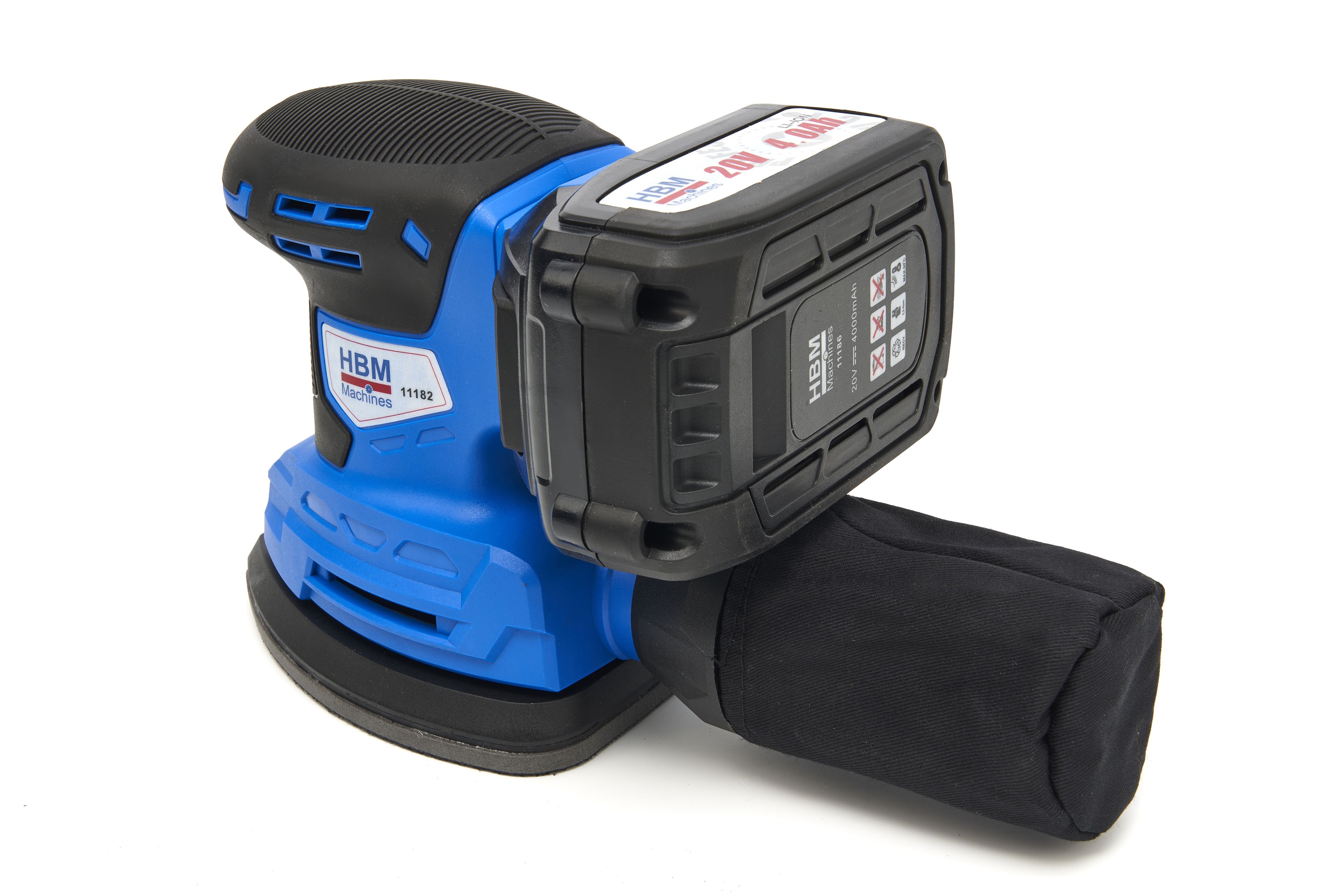 Ponceuse à main professionnelle 20 volts 4... | HBM Machines