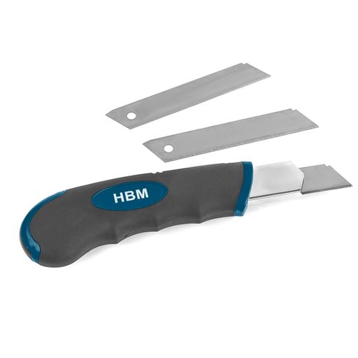 Cutter professionnel HBM 18mm avec 3 lames | HBM Machines
