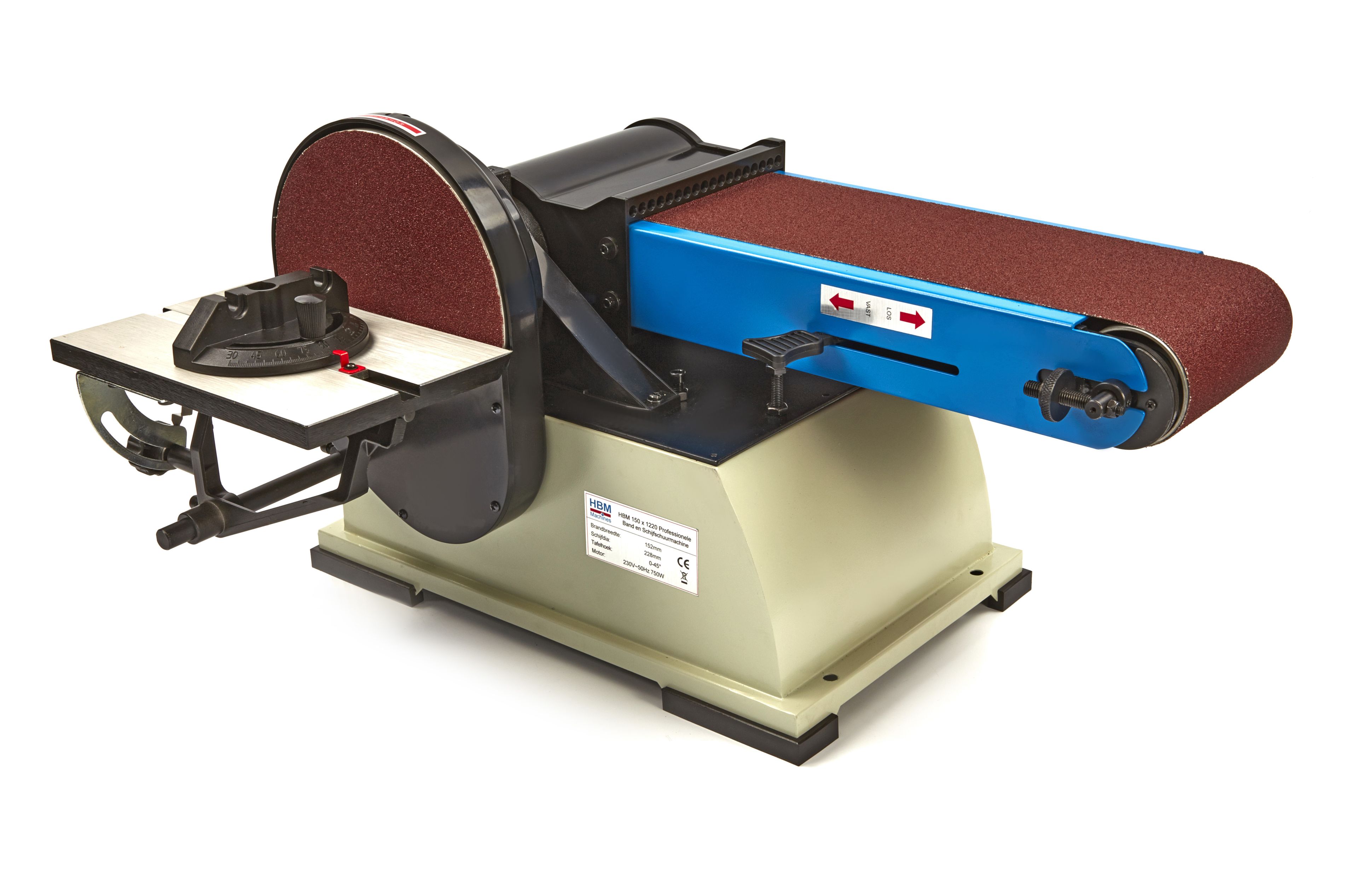 HBM Ponceuse à bande et à disque professio... | HBM Machines