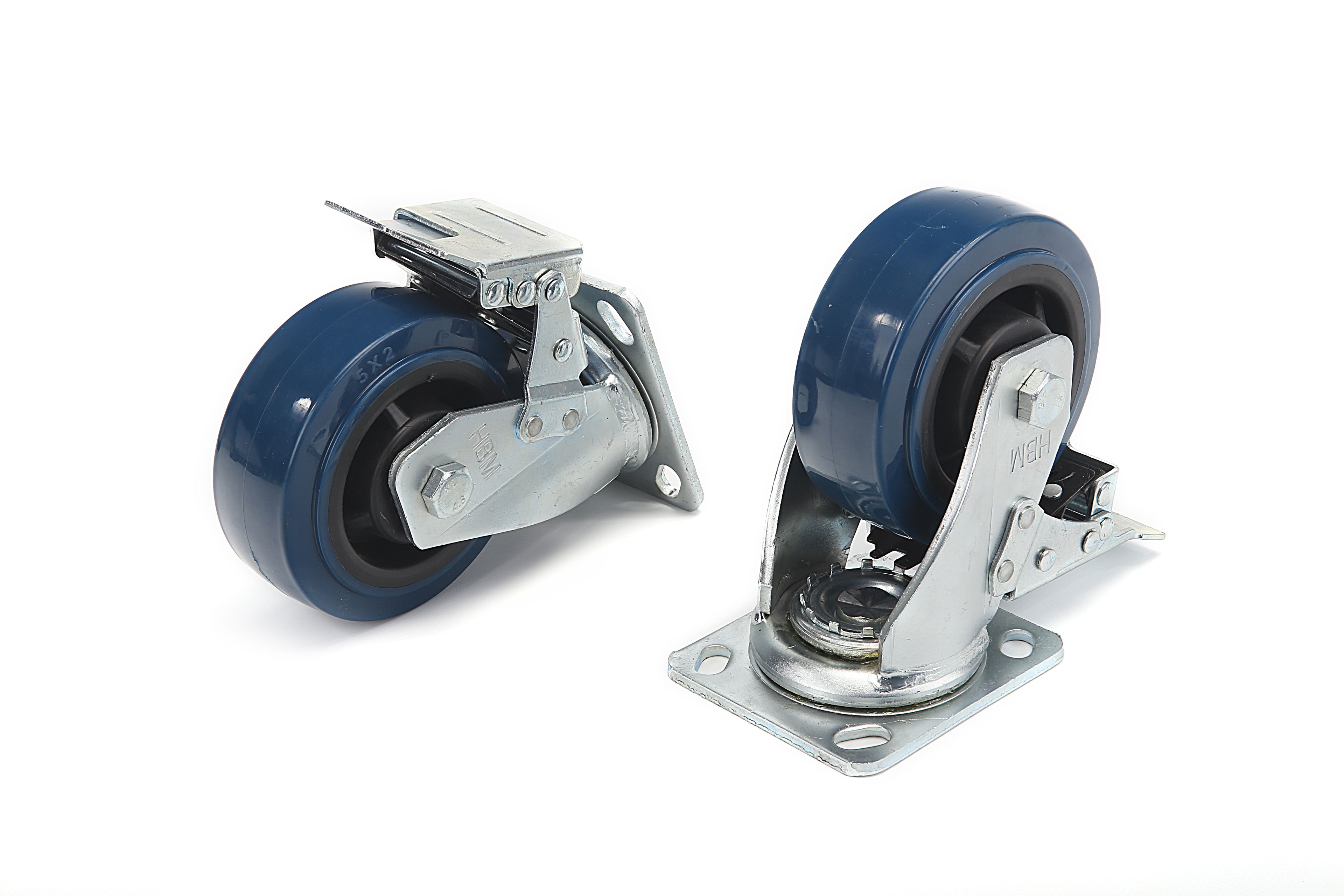 Roue pivotante avec frein HBM Profi mm pièces | HBM Machines