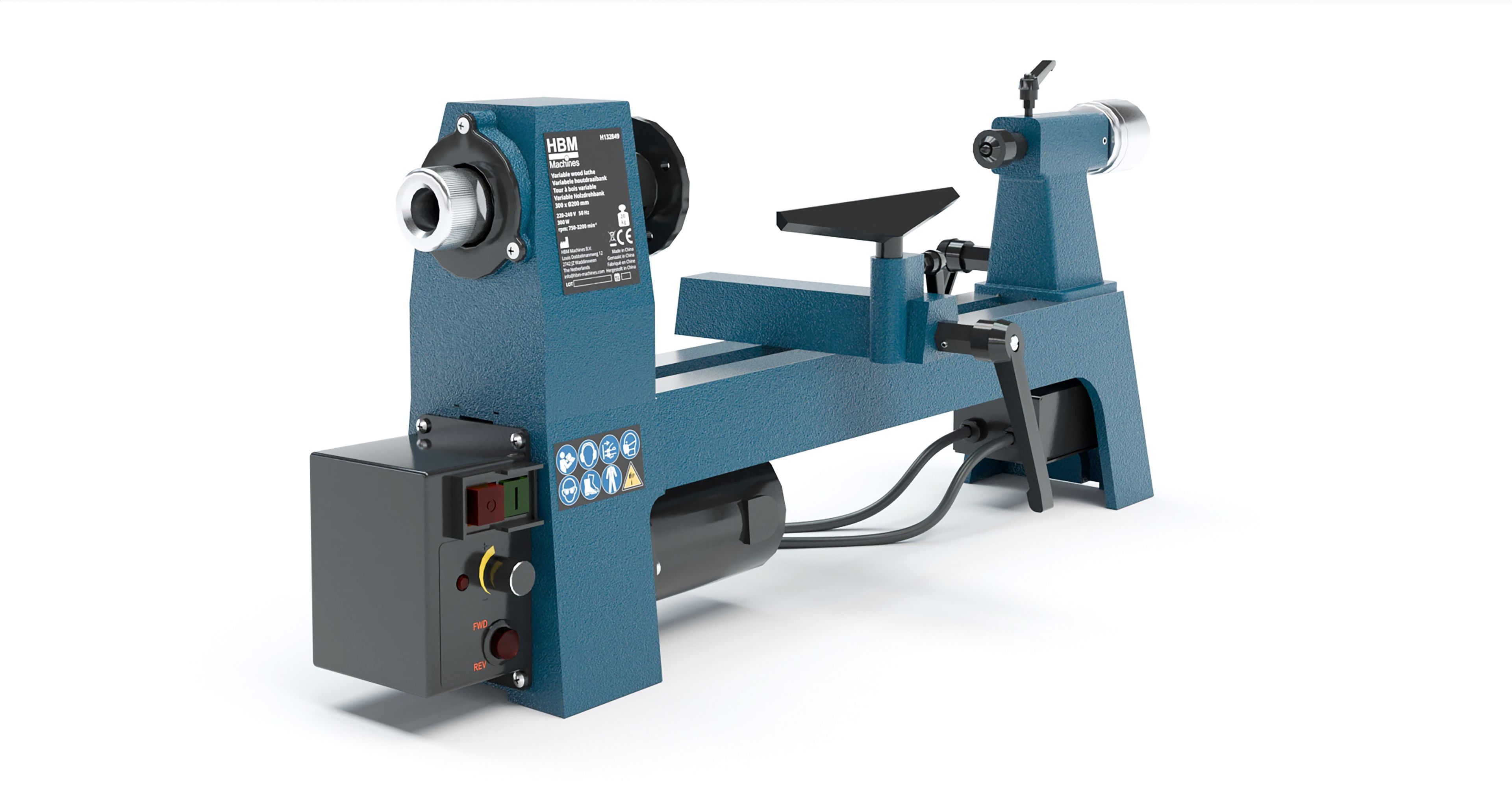 Tornio per legno variabile HBM 300 x 200 mm | HBM Machines