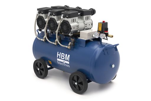HBM low noise olie vrije compressor 90 liter | HBM Machines