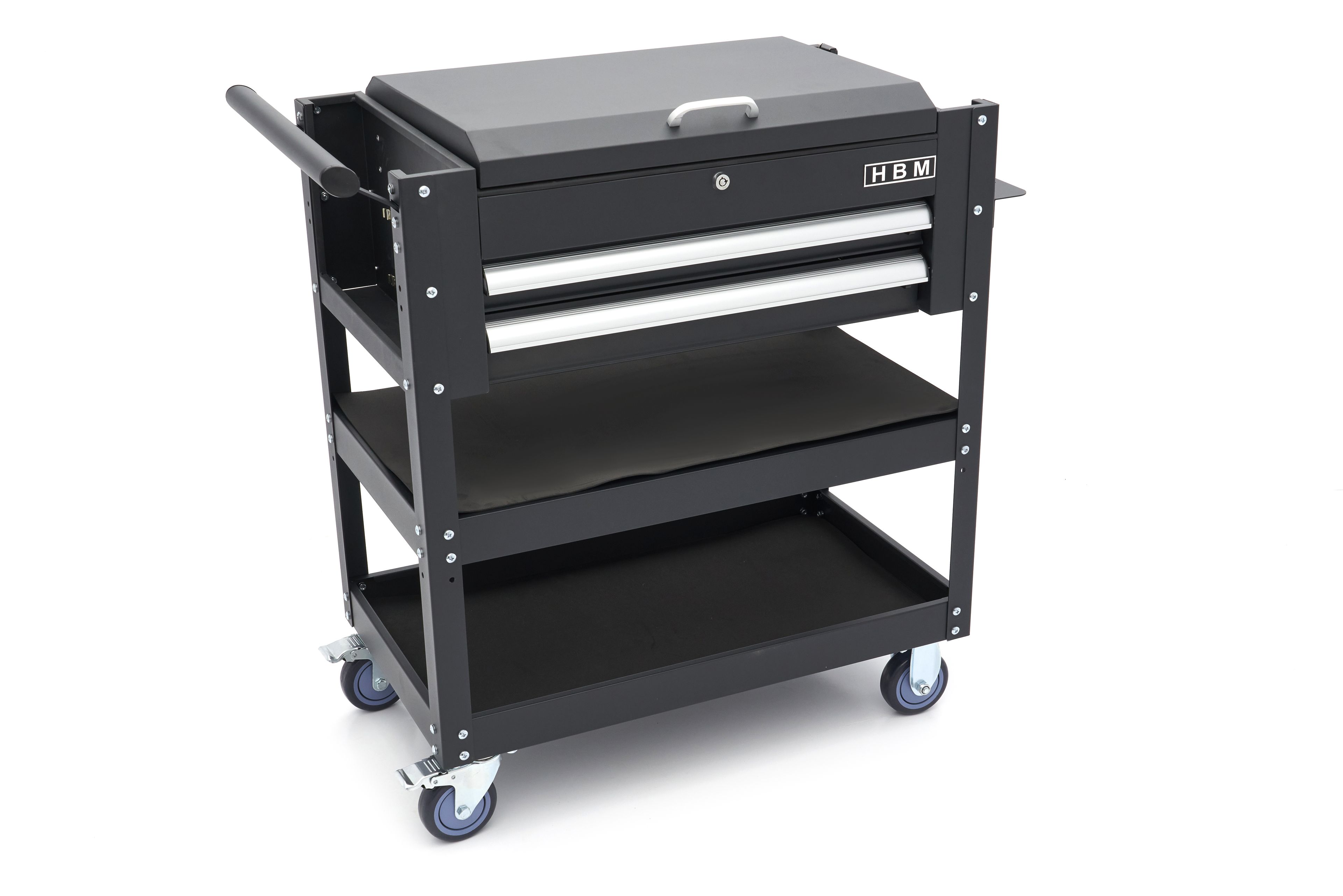 Chariot à outils HBM à 2 tiroirs avec 2 ét... | HBM Machines