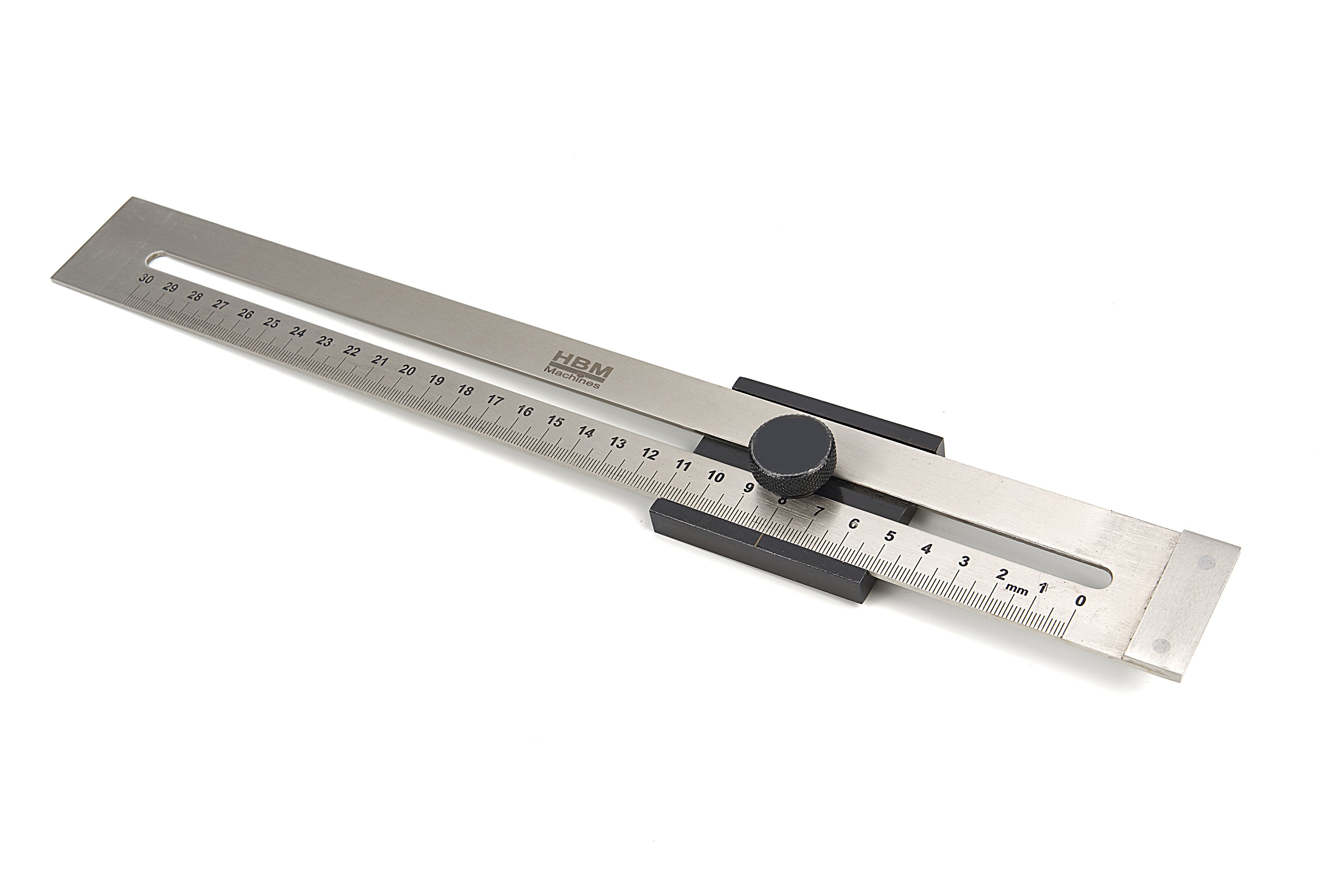 HBM 1200 mm Aluminium liniaal met handvat | HBM Machines