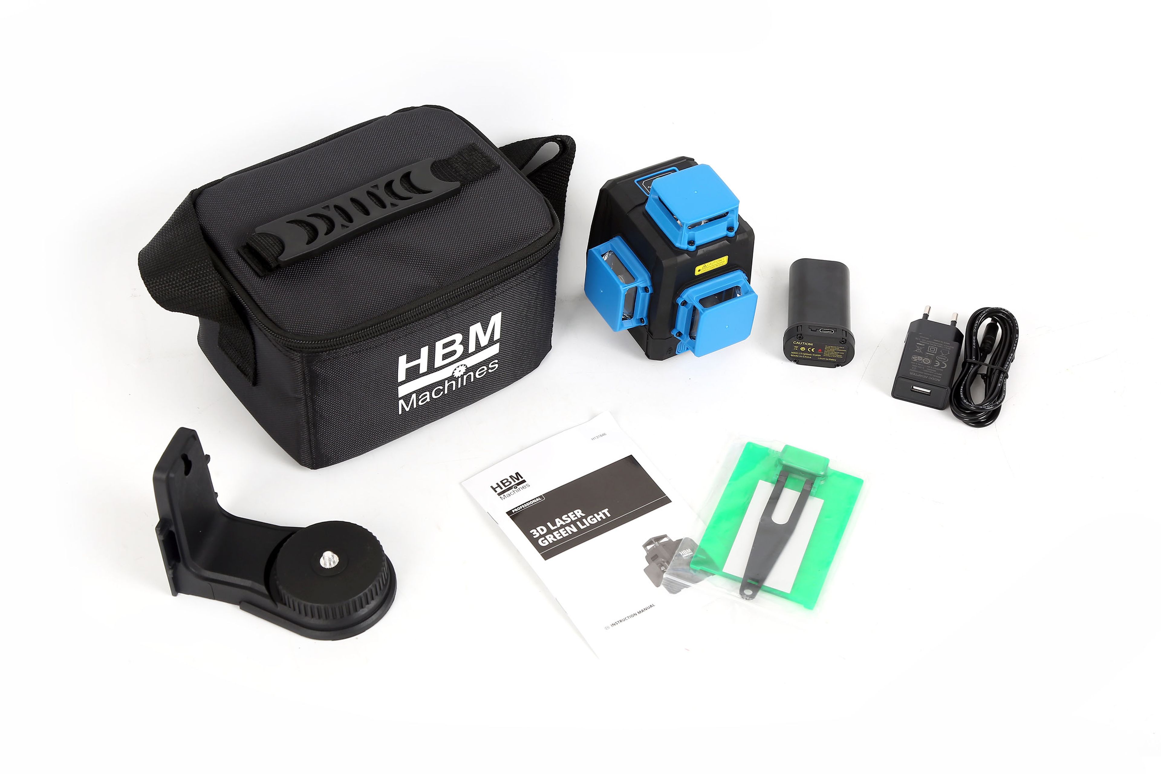 HBM laser 360° groen licht | HBM Machines