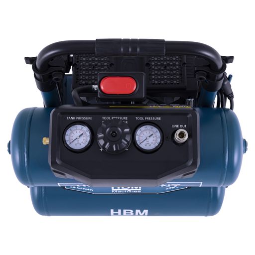 HBM Twin Stack low noise compressor 17 liter | HBM Machines