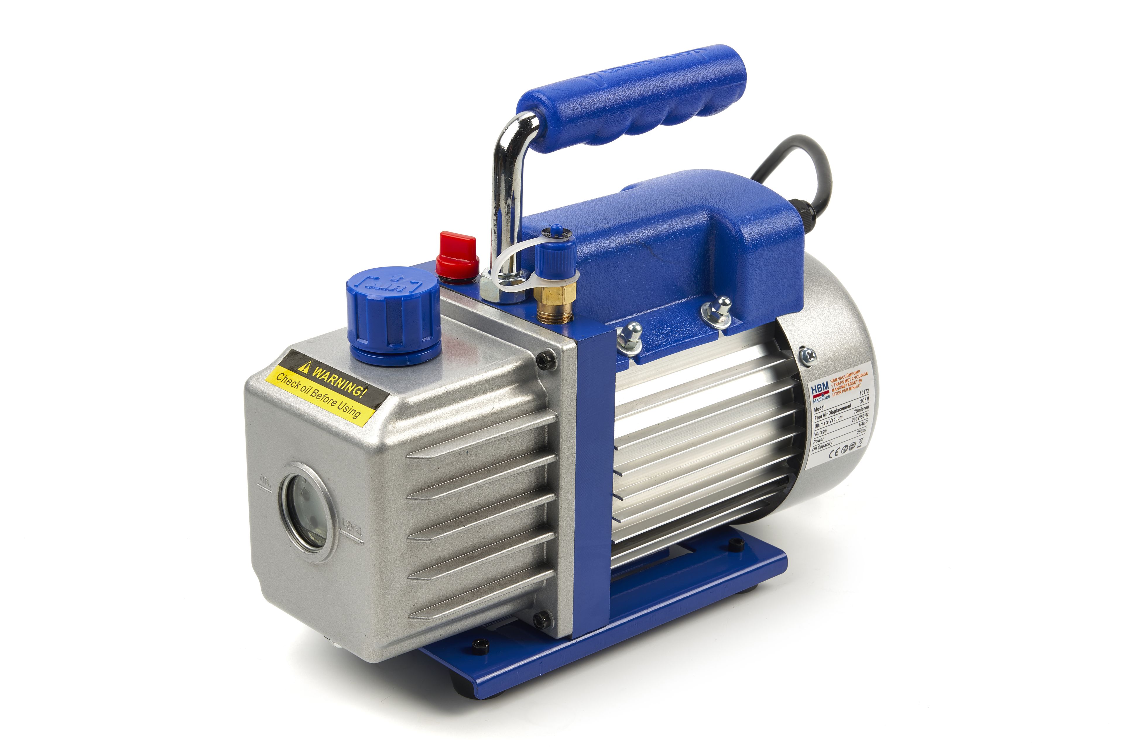 HBM Vacuümpomp 1 Traps met 2 Voudige Manom... | HBM Machines