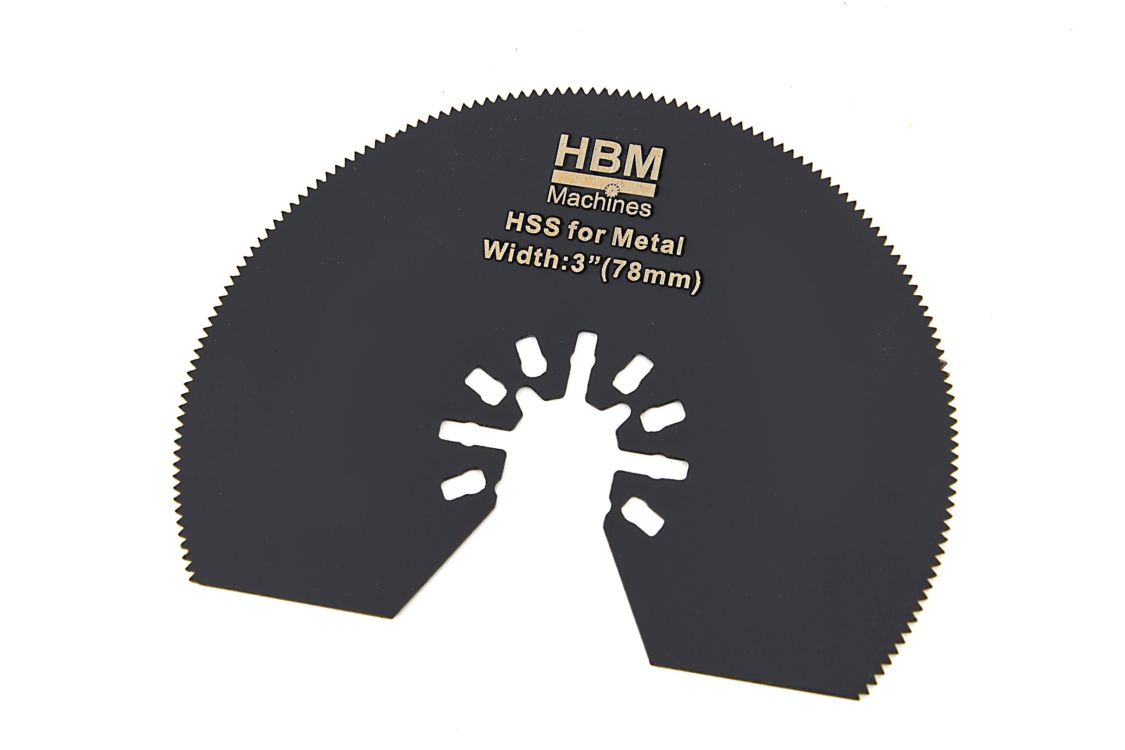 HBM 78 mm. Lame de scie demi-ronde HSS pou... | HBM Machines