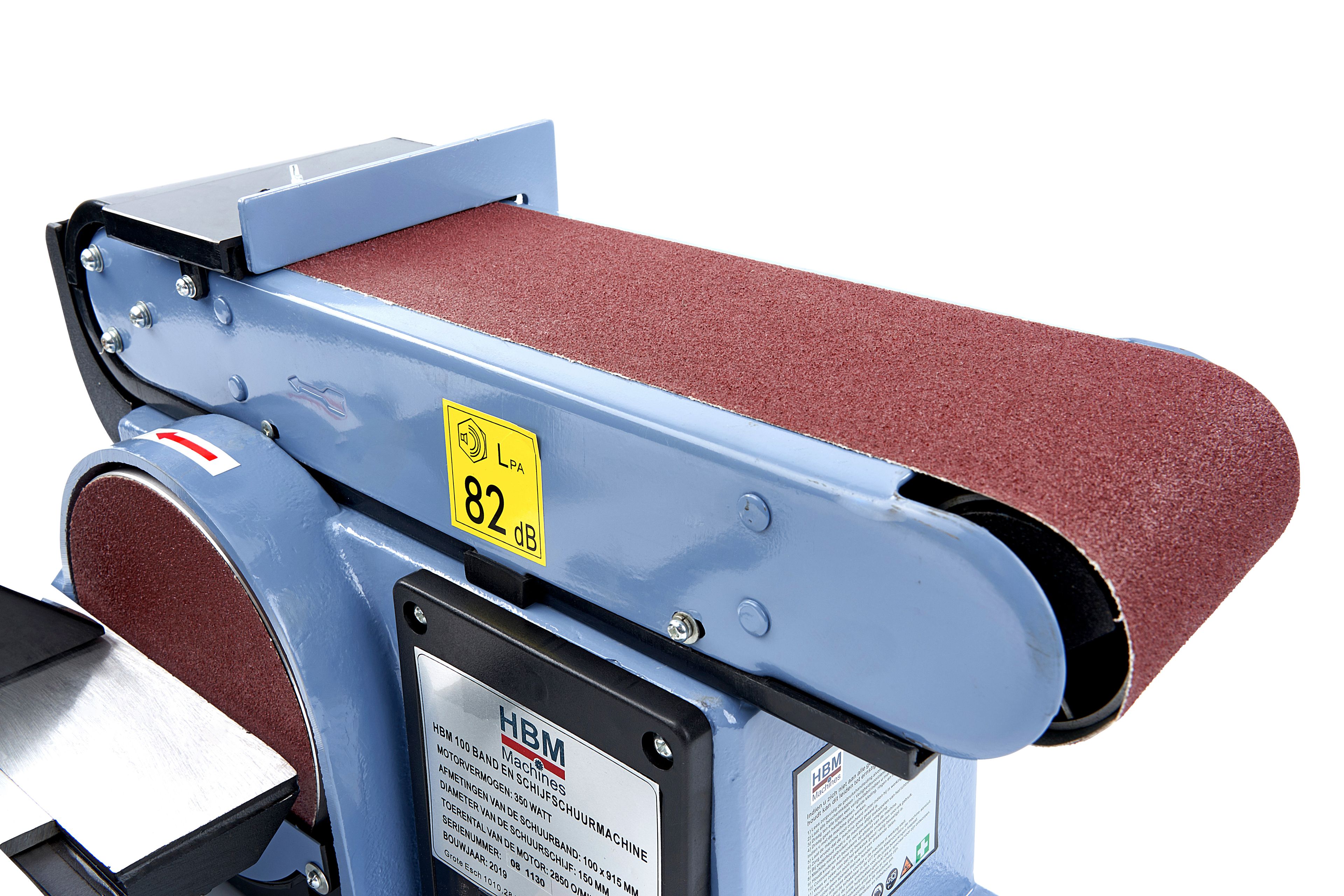 Amoladora de banda y disco HBM 100 | HBM Machines