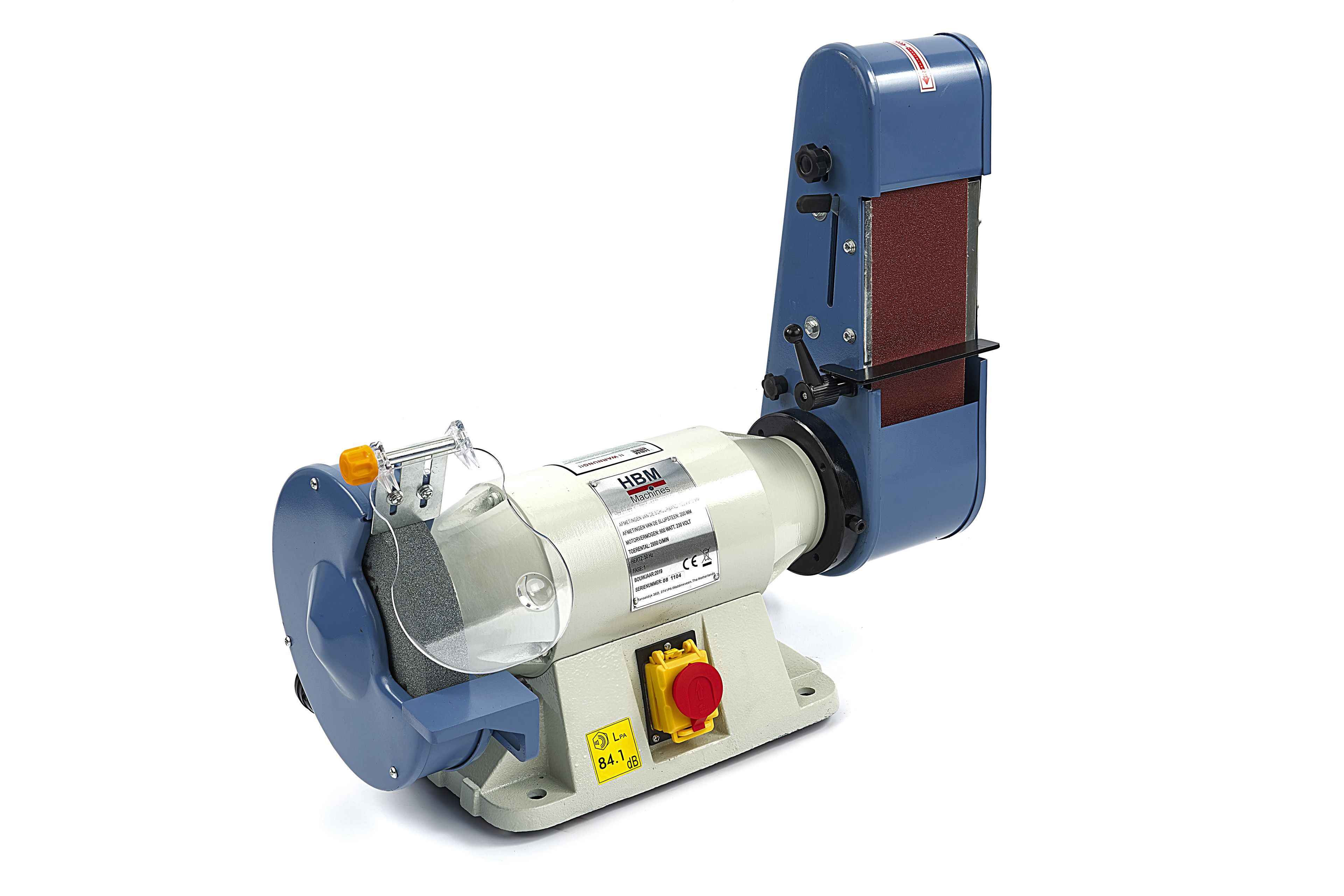 HBM 200 mm Slijpmachine en Bandschuurmachine | HBM Machines