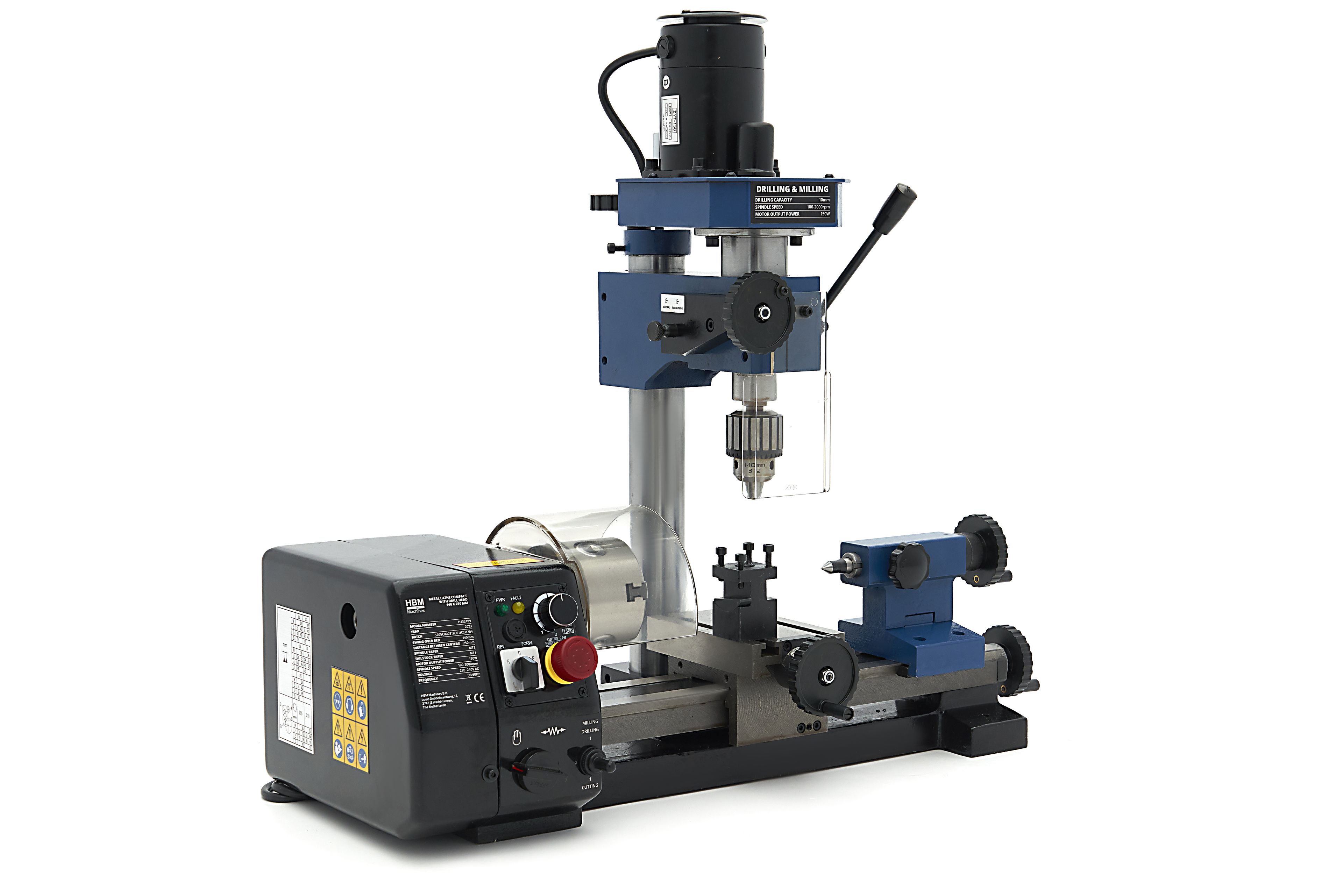 HBM metaaldraaibank compact met boorkop 14... | HBM Machines