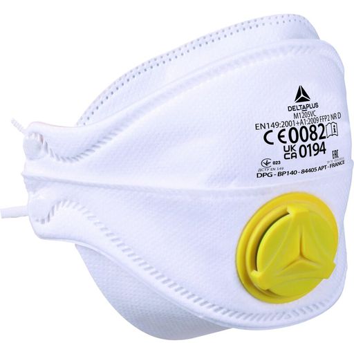 Mascarilla FFP2 Delta Plus con válvula, 10... | HBM Machines