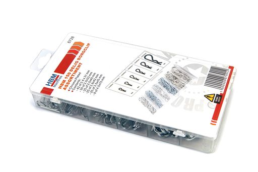 HBM 150-teiliges Verriegelungsclip-Sortiment | HBM Machines