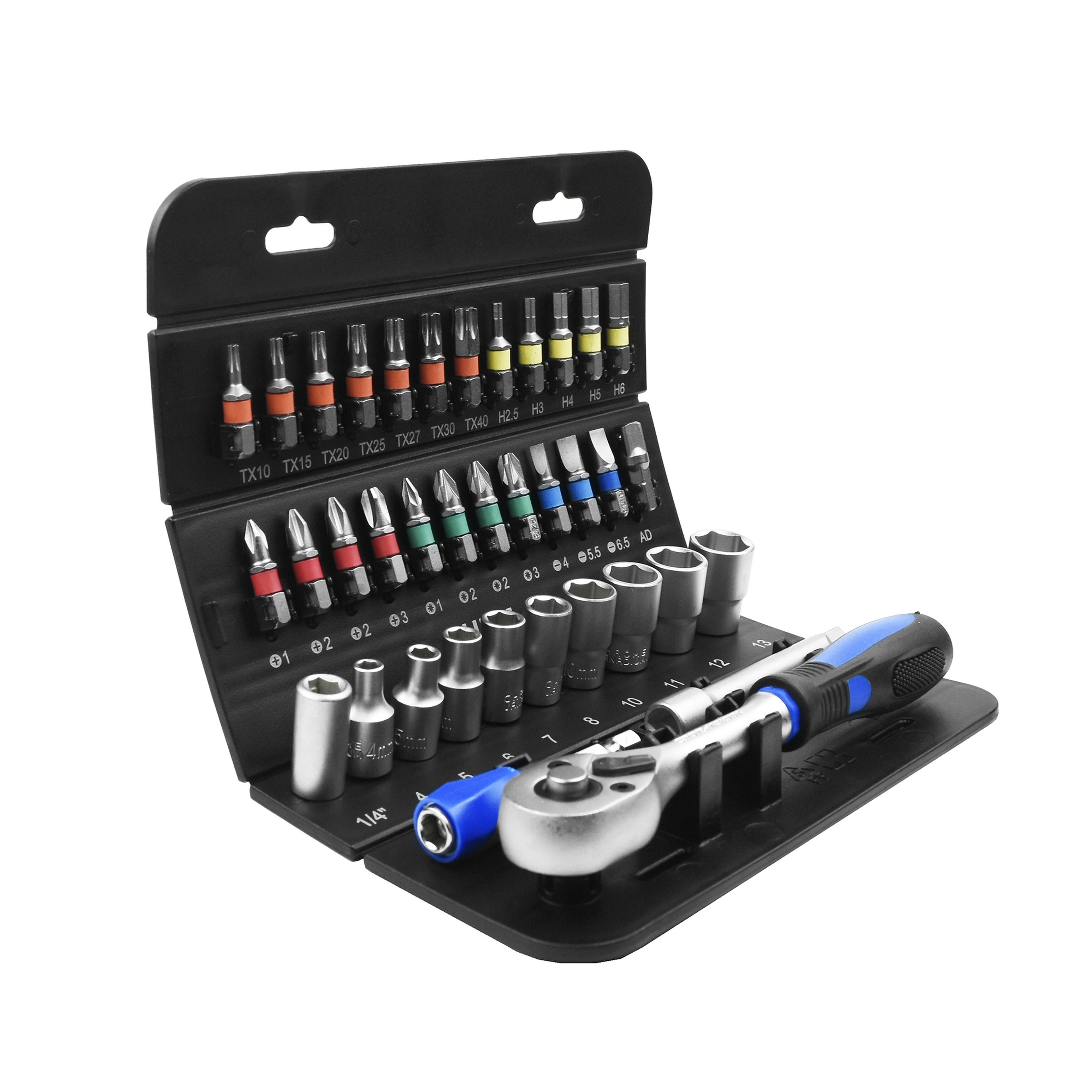 HBM 37 delig 1/4 Dop en bit set | HBM Machines