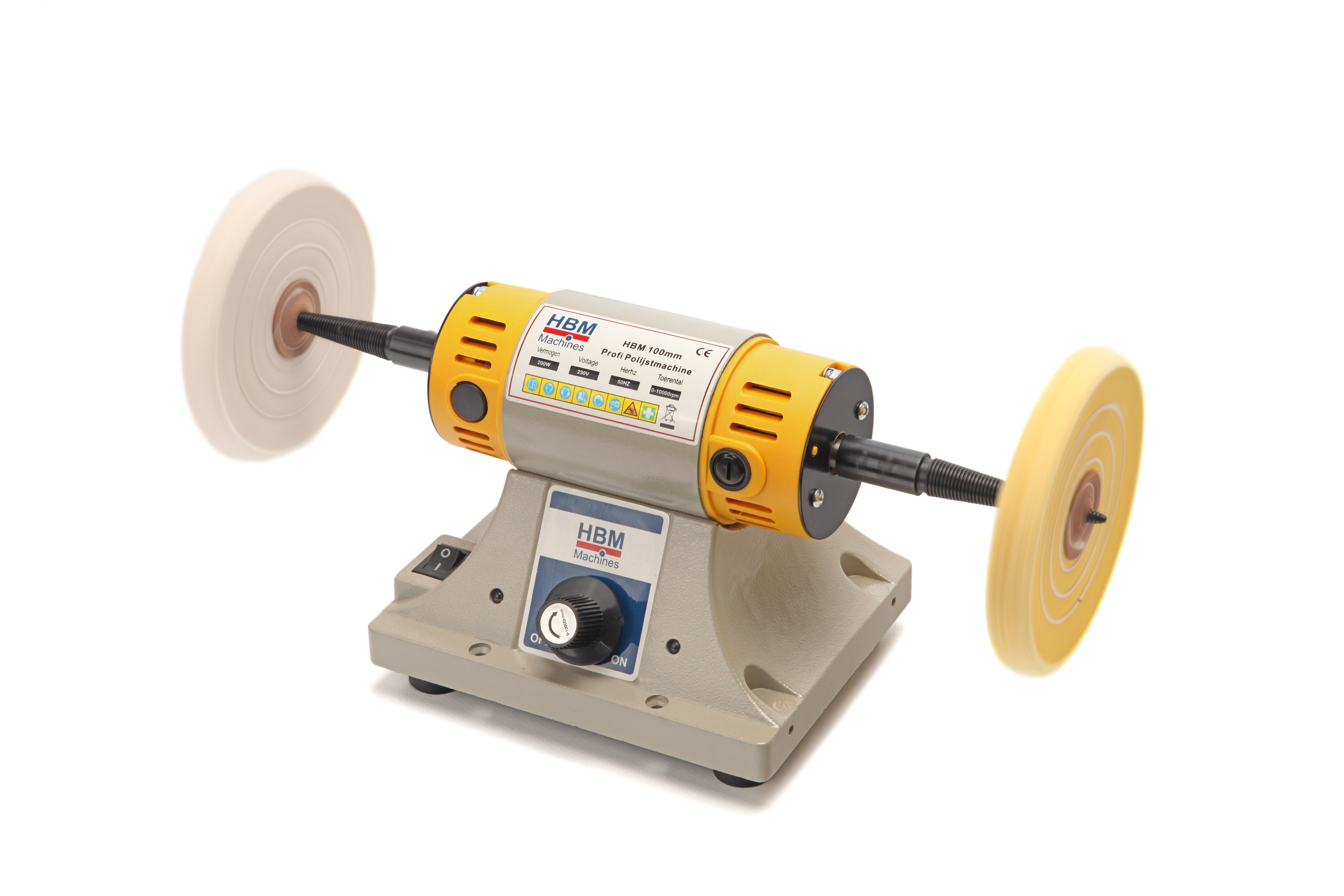 Polisseuse professionnelle HBM 100 mm | HBM Machines