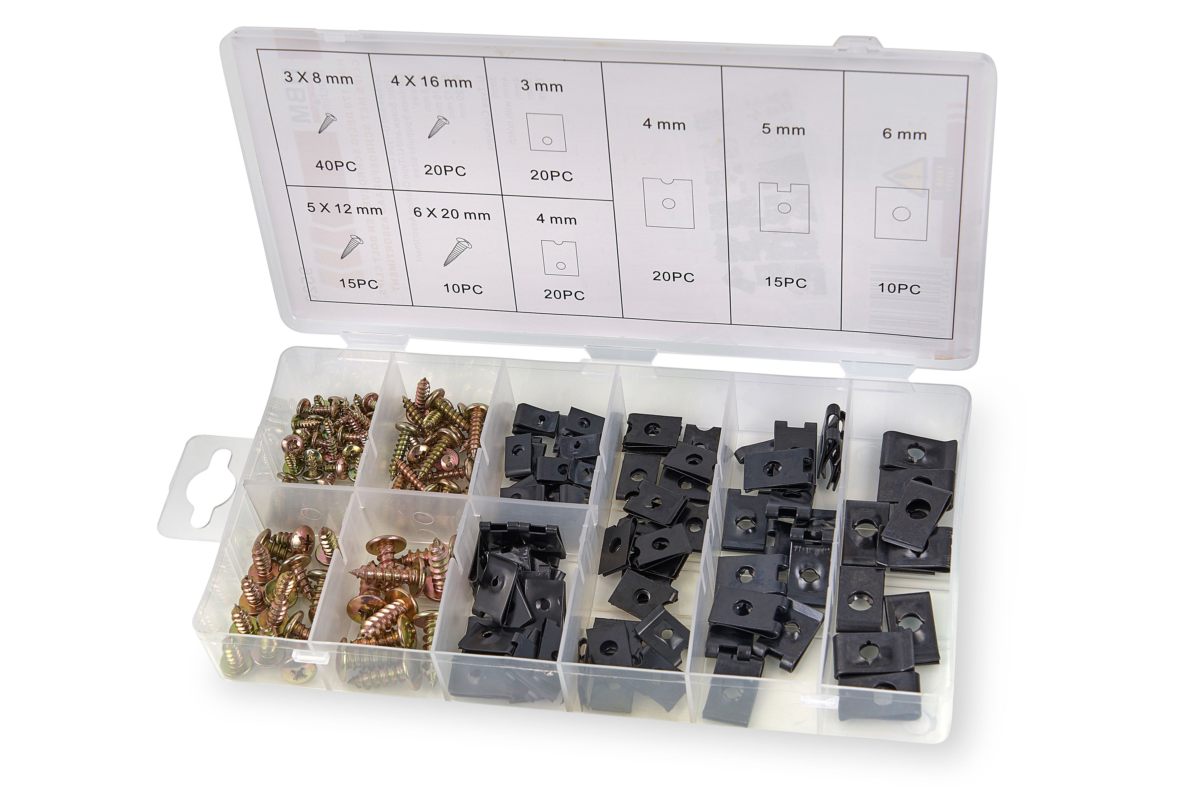 HBM 170-teiliges Set Schrauben, Blechmutte... | HBM Machines