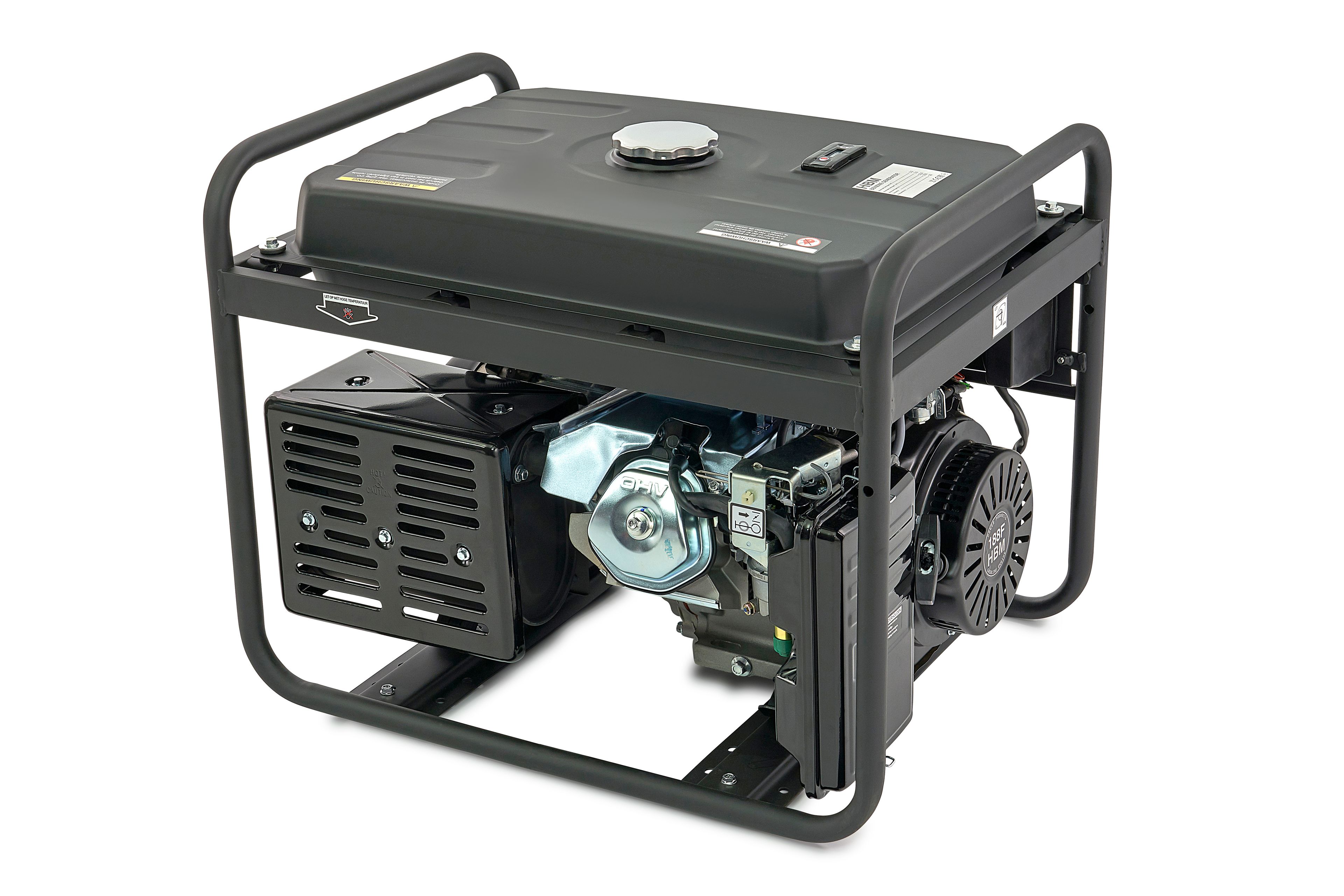 Generador HBM 5500 Watt, generador con mot... | HBM Machines