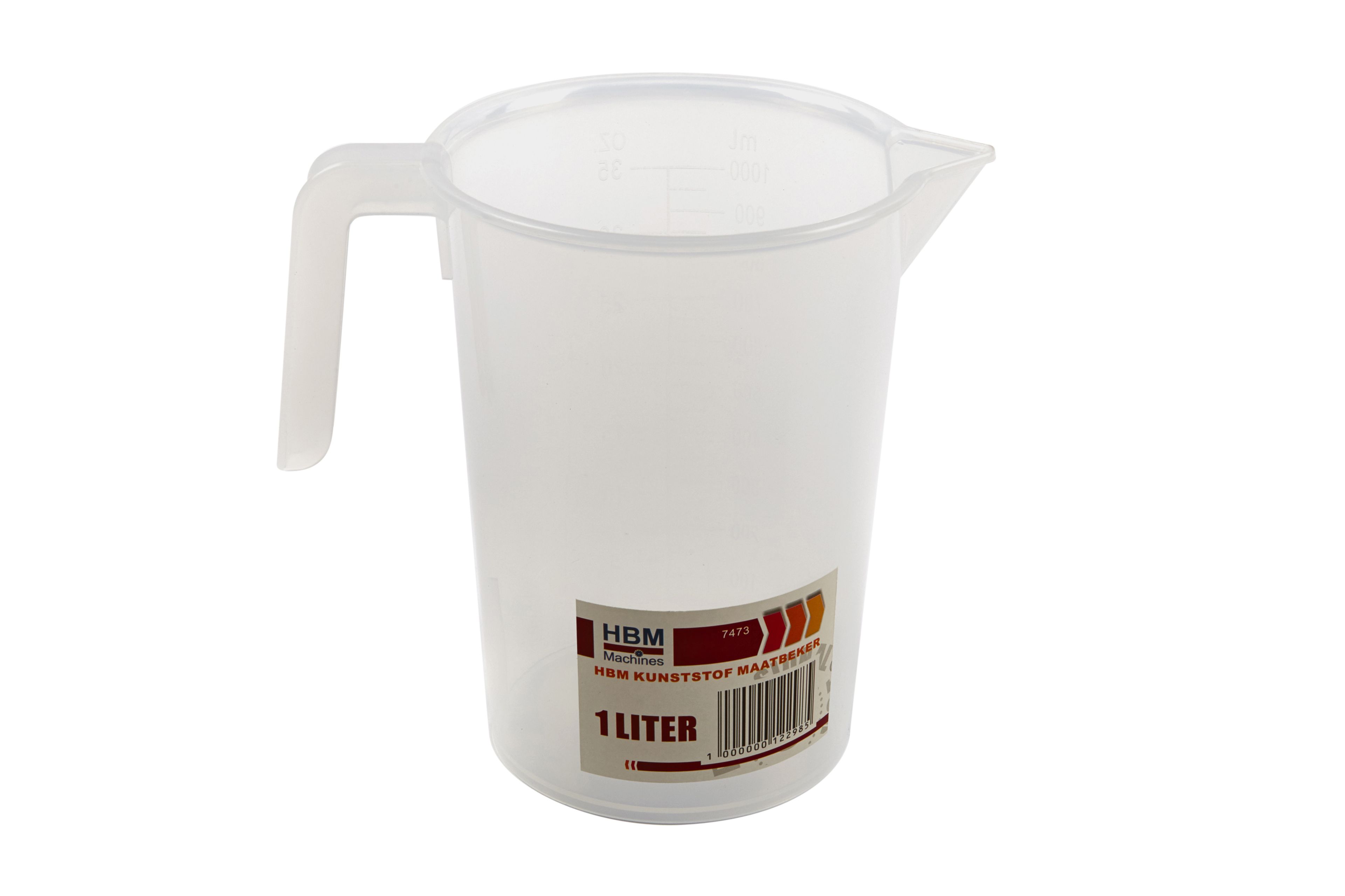 HBM Messbecher aus Kunststoff 1 Liter | HBM Machines