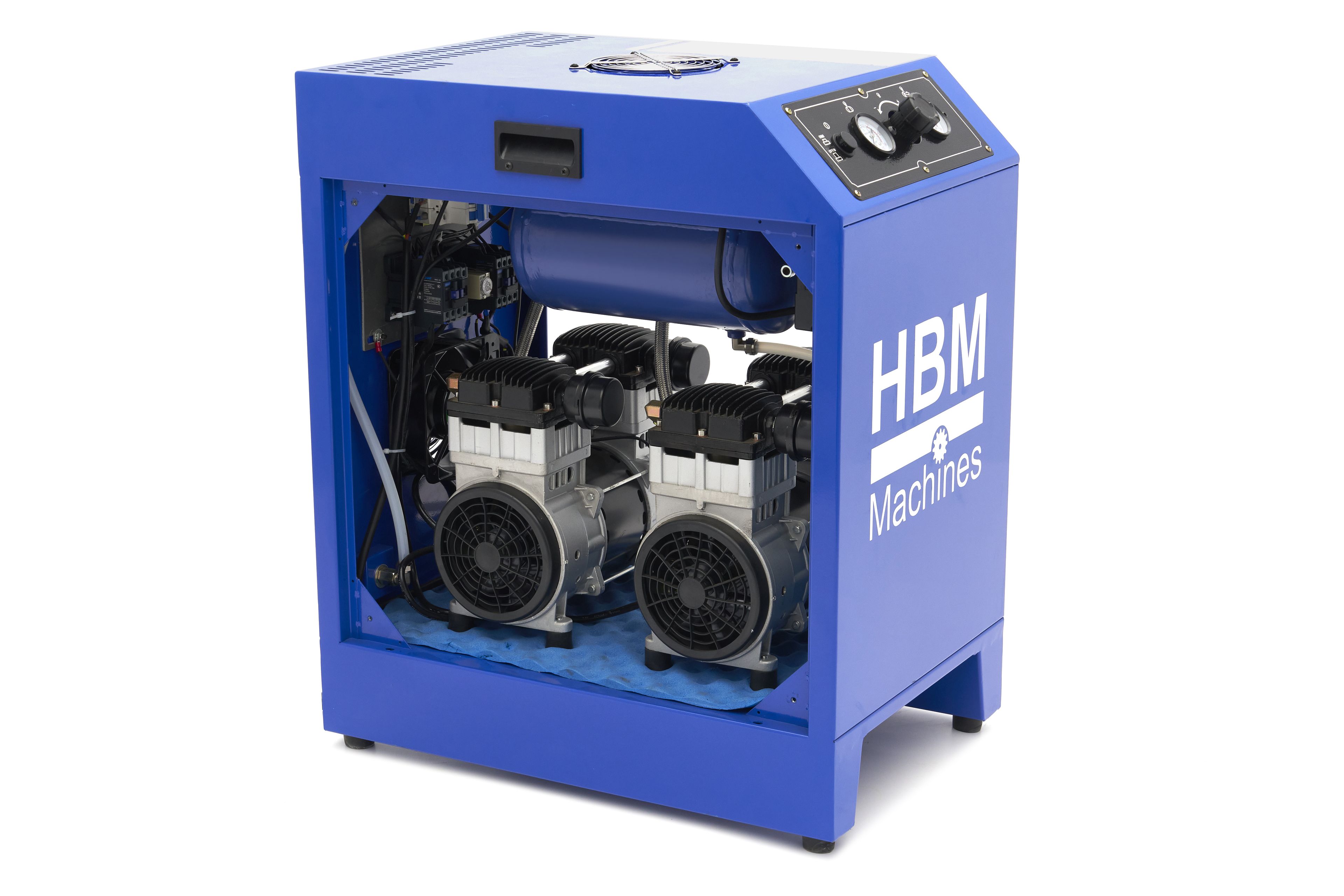 HBM 4 HP Compresseur industriel à faible b... | HBM Machines