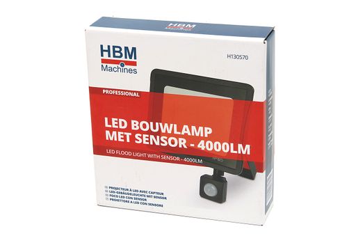 HBM LED Bouwlamp Met Sensor 50 Watt – 4000... | HBM Machines