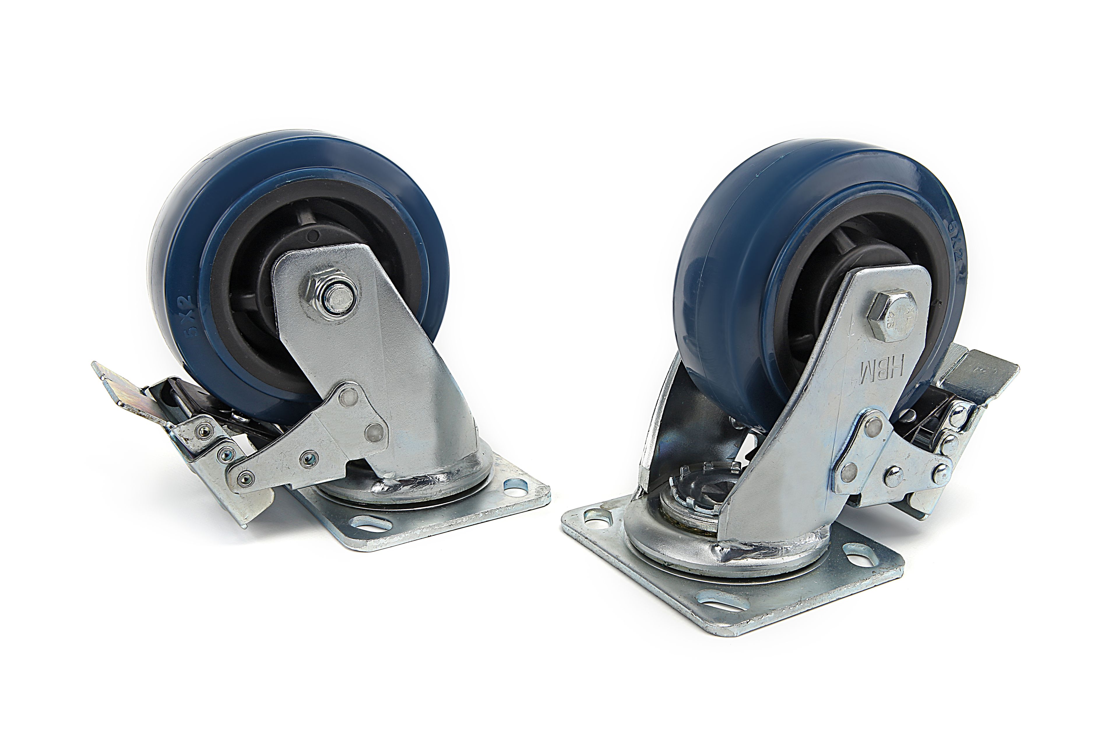 Roue pivotante avec frein HBM Profi mm pièces | HBM Machines