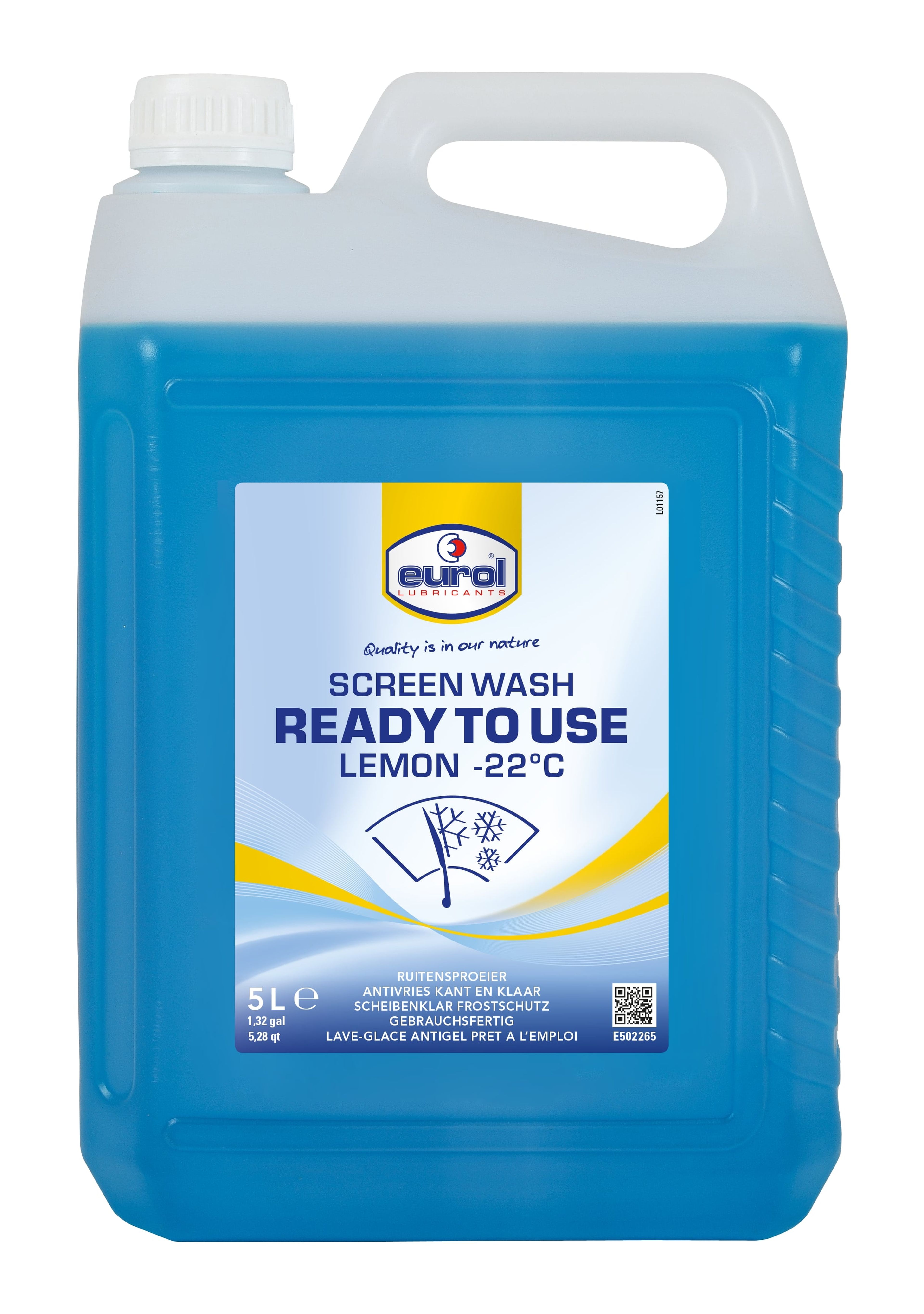 Eurol Screenwash Lemon -22° 5 litres | HBM Machines
