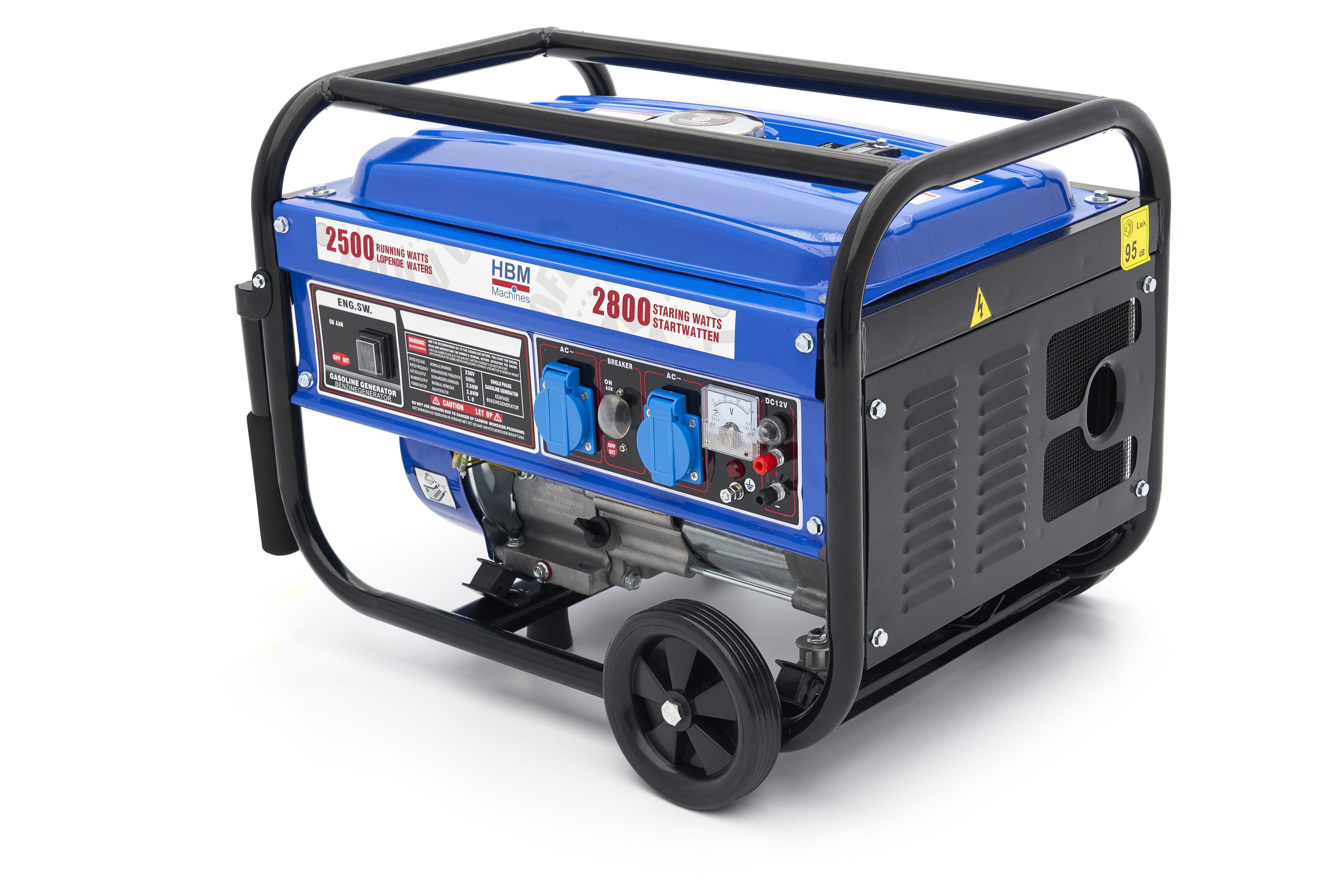 HBM 2.800W generator mit 196 cc benzinmoto... | HBM Machines