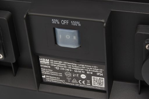 HBM LED bouwlamp 80W 9200 lumen 5000K klas... | HBM Machines