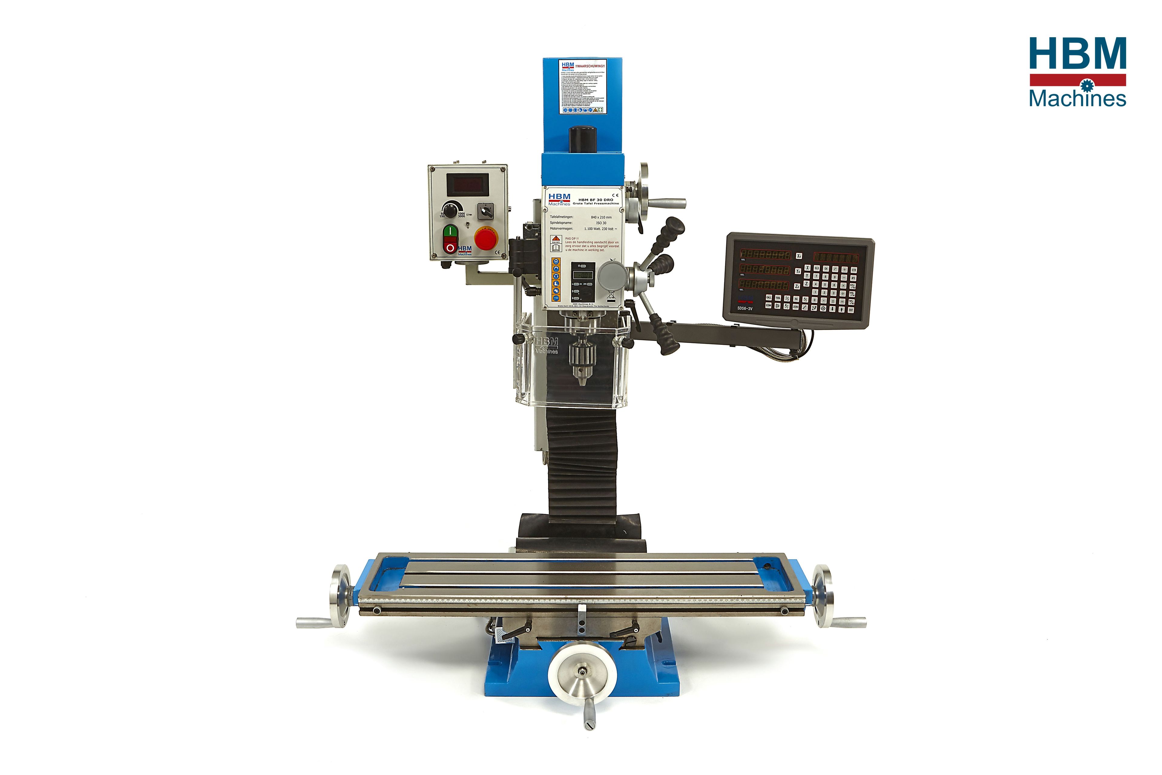 HBM BF 30 Fresadora Gran Mesa con sistema ... | HBM Machines