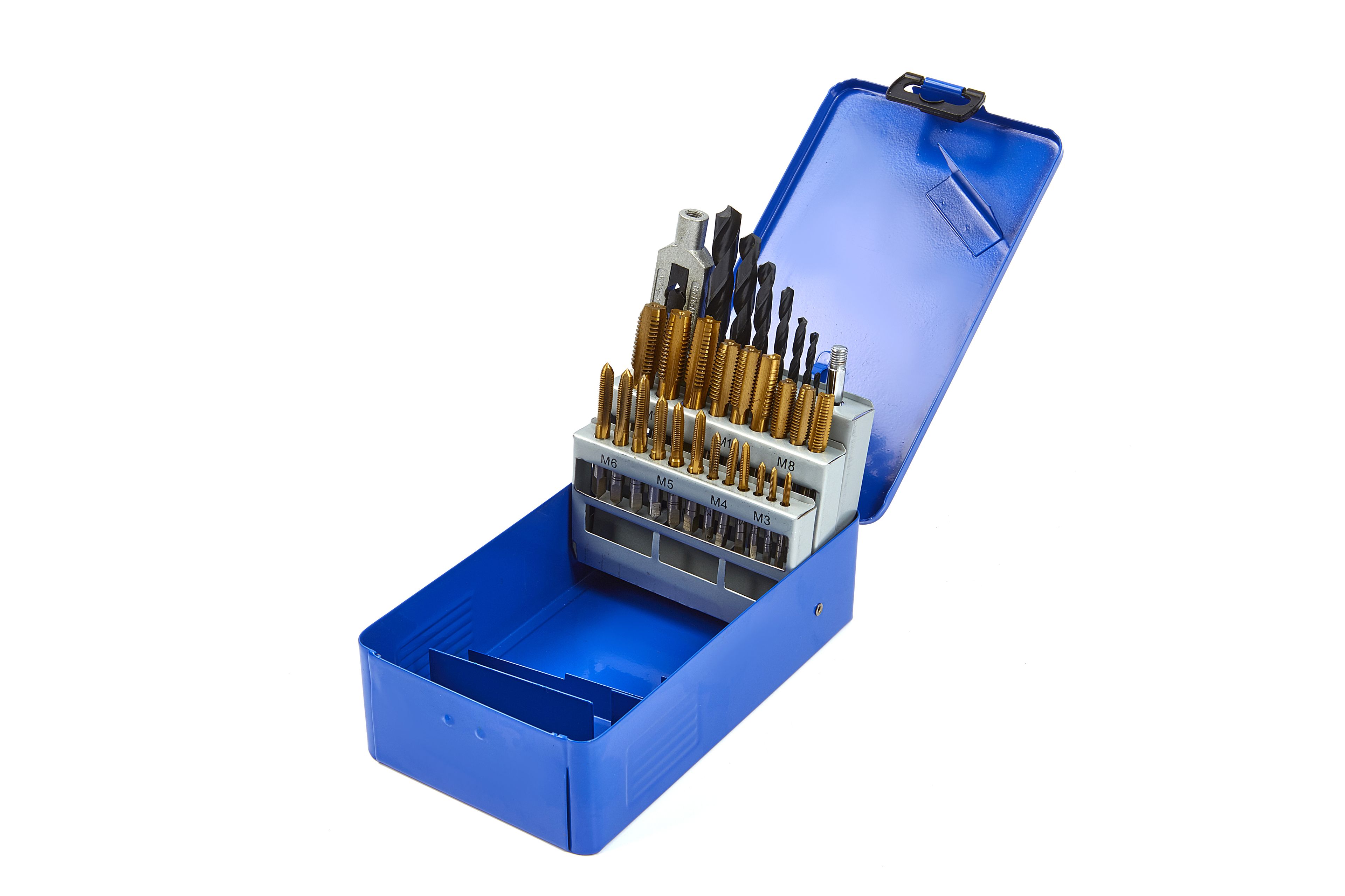 Jeu de 110 pièces pour taraudage et coupe ... | HBM Machines