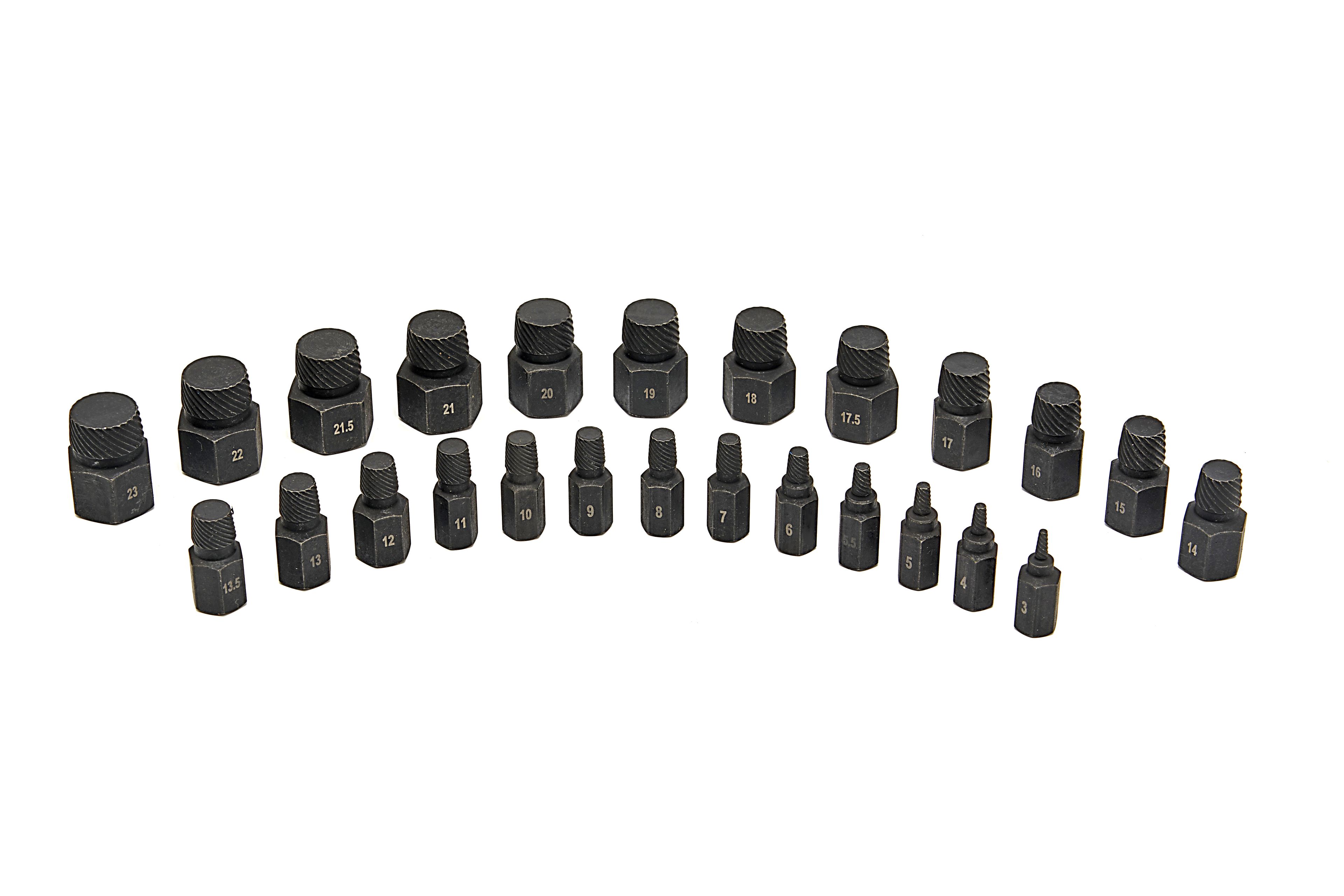 HBM Jeu d'extracteurs de vis multi-splines... | HBM Machines