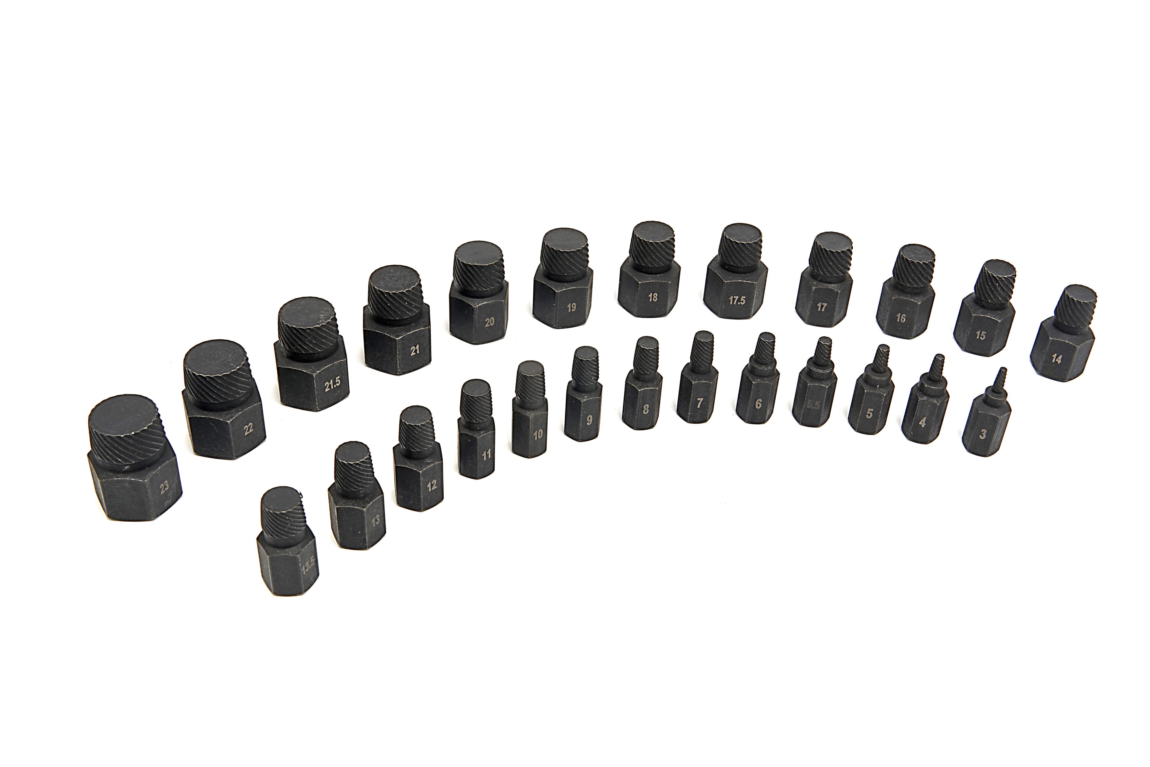 HBM Jeu d'extracteurs de vis multi-splines... | HBM Machines