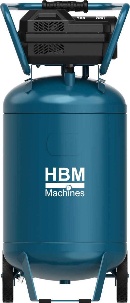 HBM Vertikaler Kompressor 80 Liter, Ölfrei | HBM Machines
