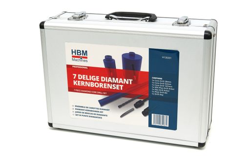 HBM 7 Delige Professionele Diamant Kernbor... | HBM Machines