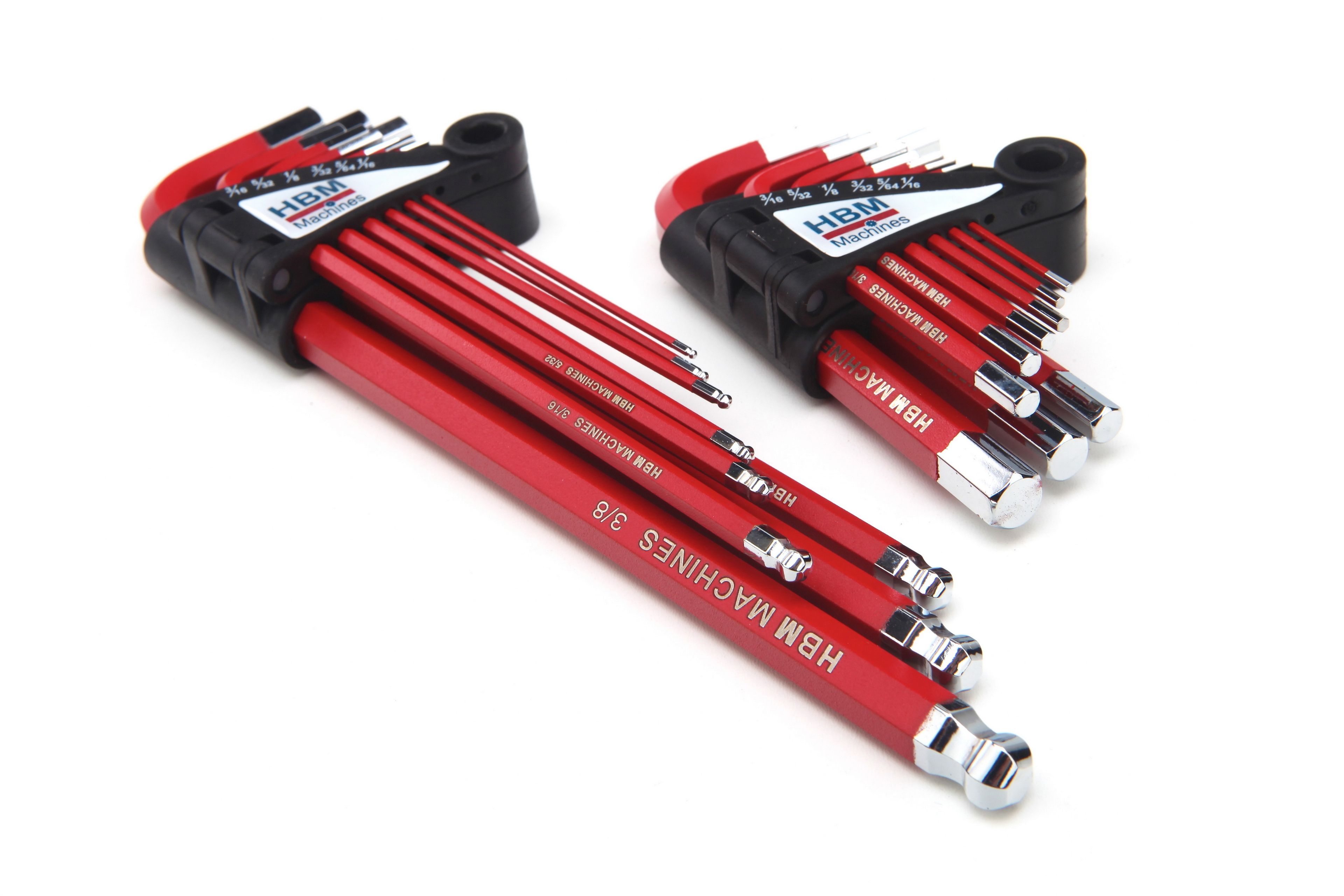 HBM 9 Delige Engelse Lange Inbussleutel Set | HBM Machines