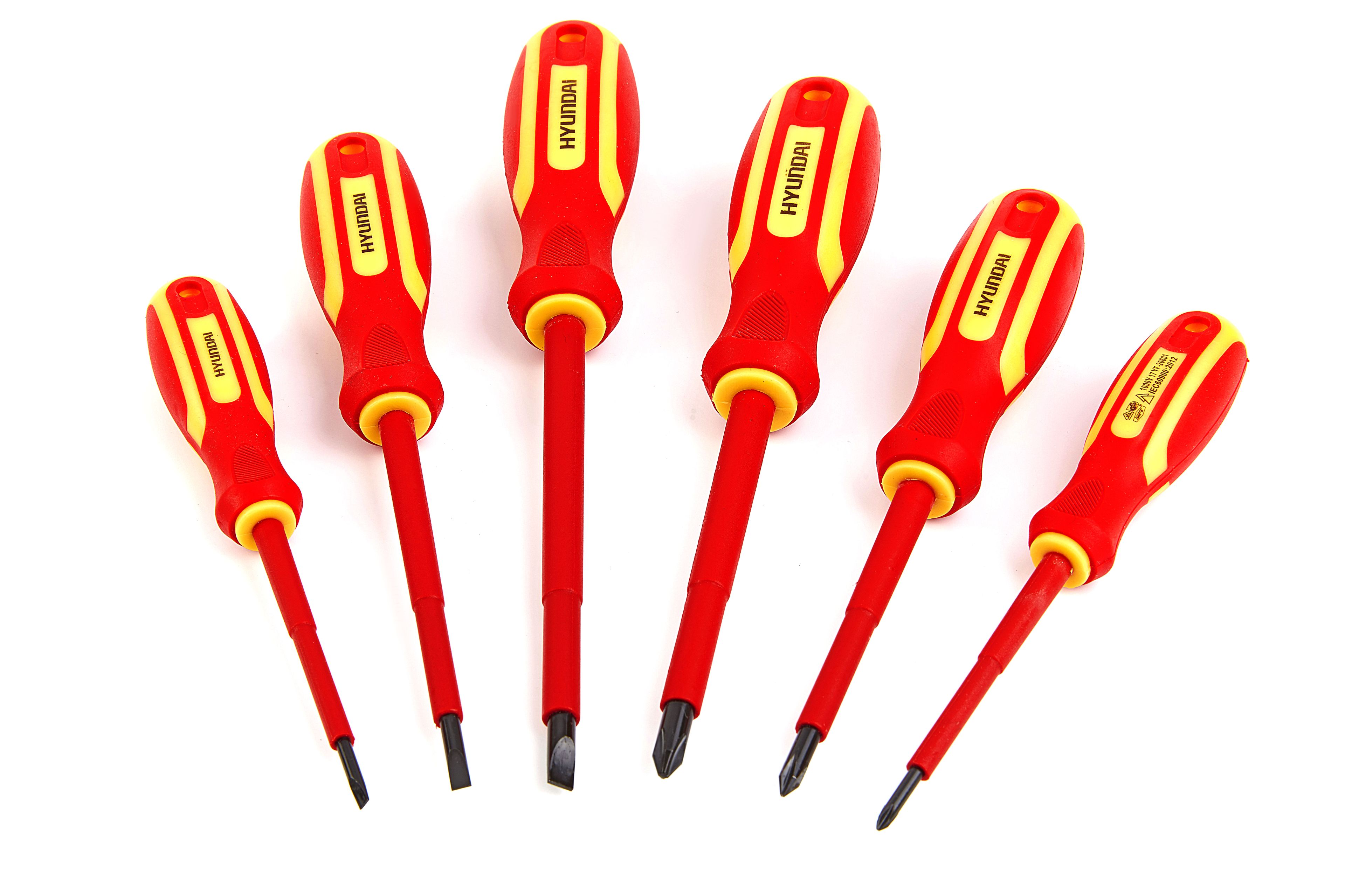 Juego de destornilladores VDE Hyundai de 6... | HBM Machines