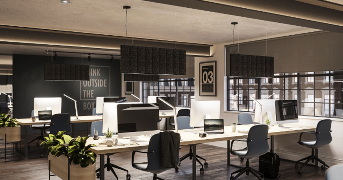 Computer workstation luminaires and workplace lighting in the office