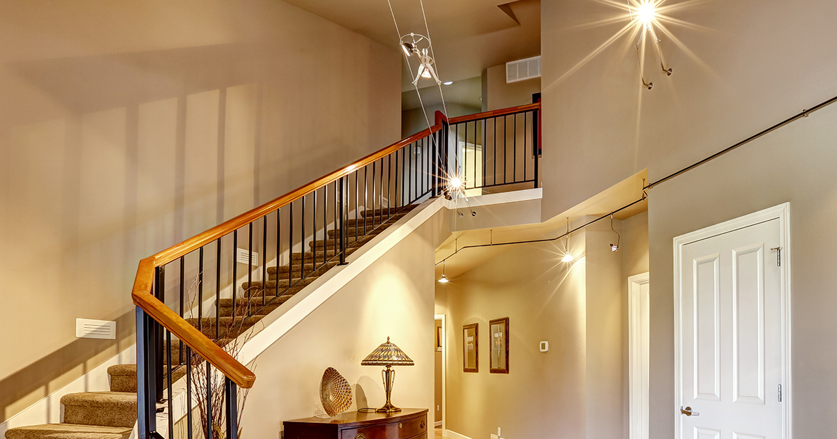 Belysning i trapphus